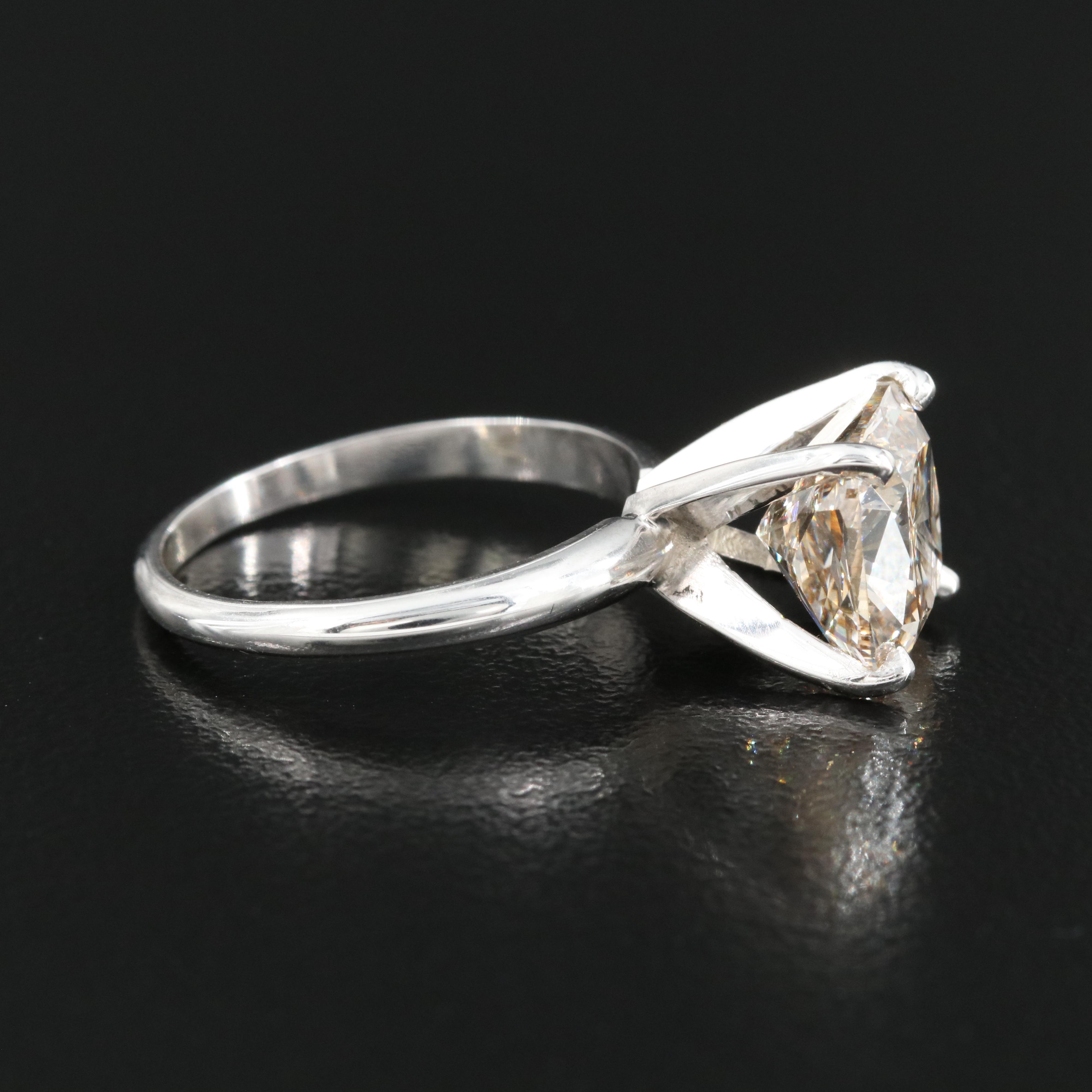 14K 4.16 CT Diamond Solitaire Ring | EBTH