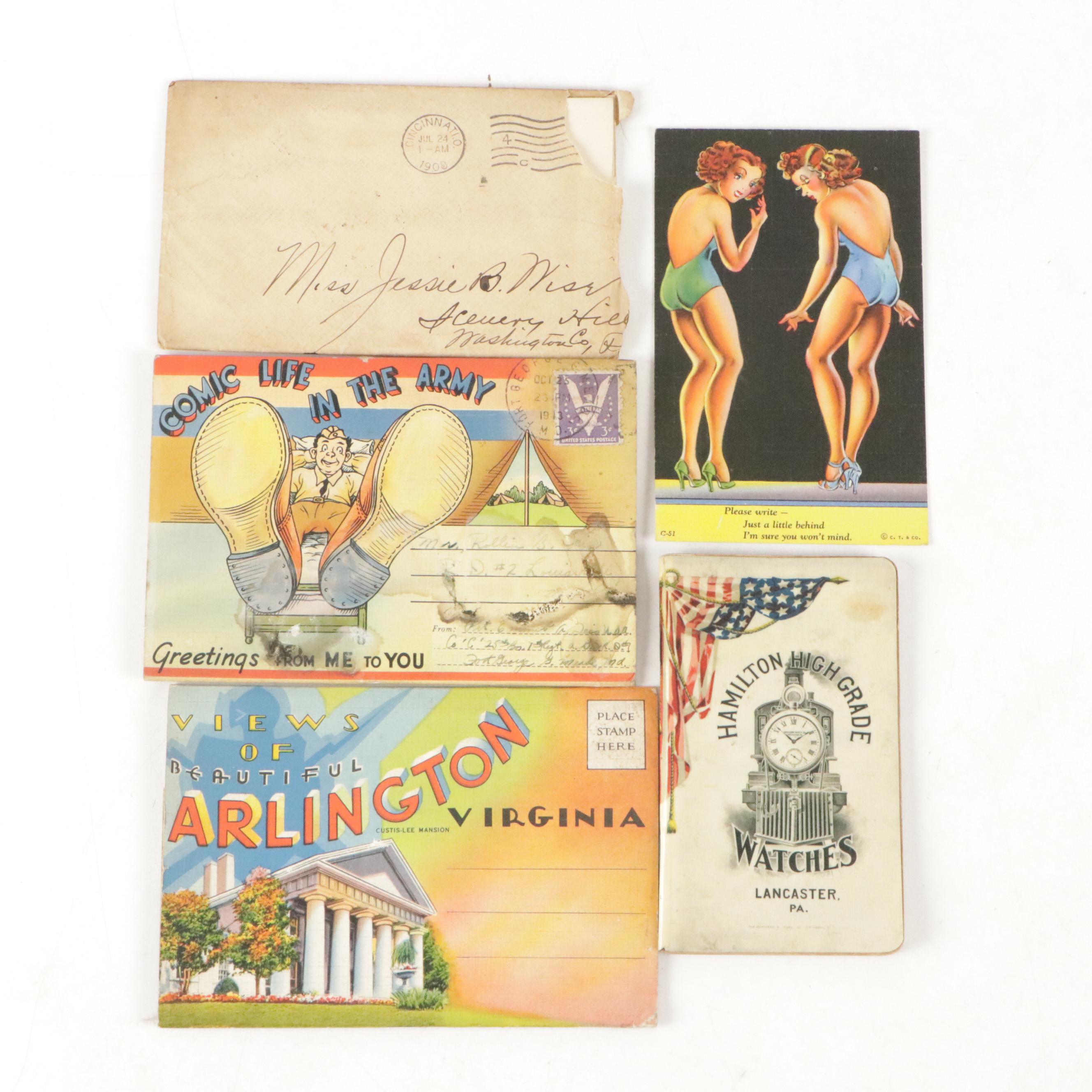 Pin-Up Girl Mutoscope Cards, Postcards and More, Early to Mid-20th ...