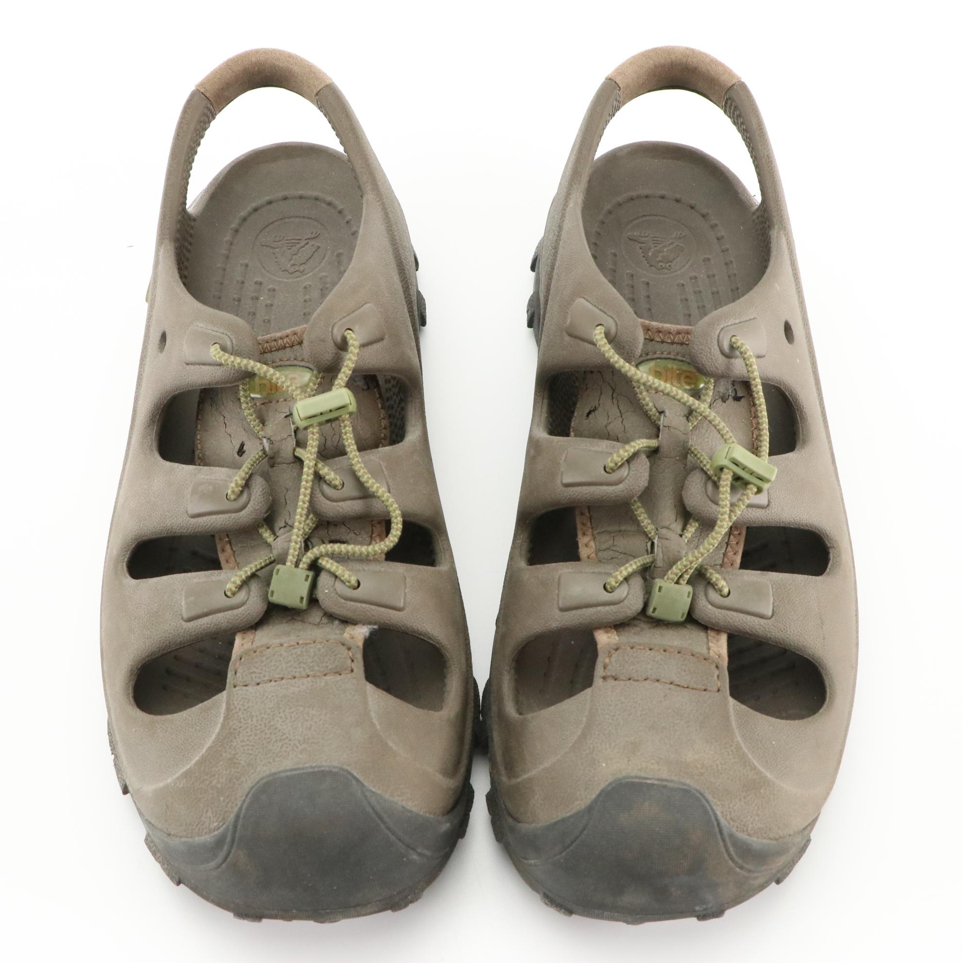 Men's Crocs Closed Toe Leather and Camo Clogs with Trailbreak Water ...