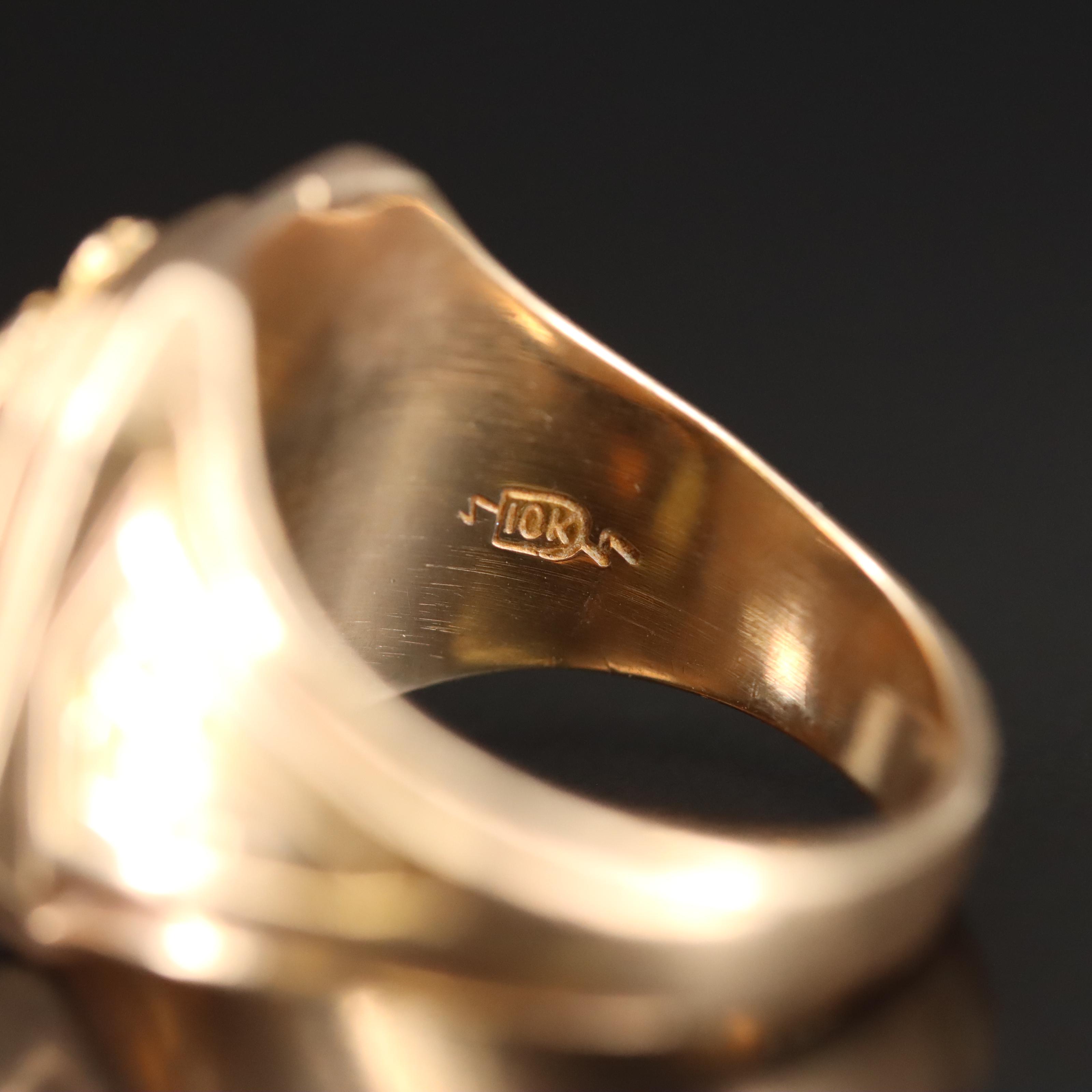 Vintage 10K Ruby Class Ring | EBTH