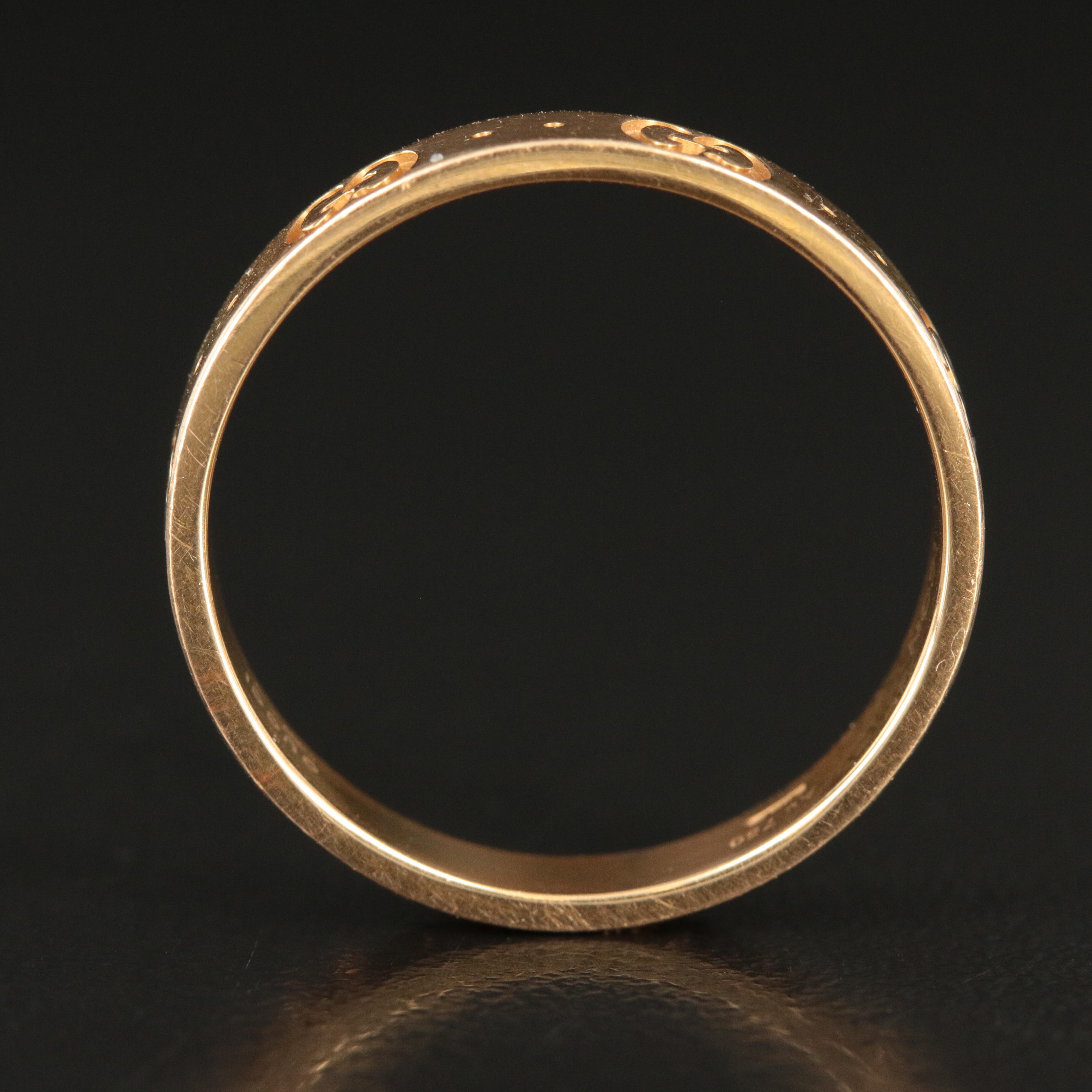 Gucci 18K "GG Icon" Band | EBTH