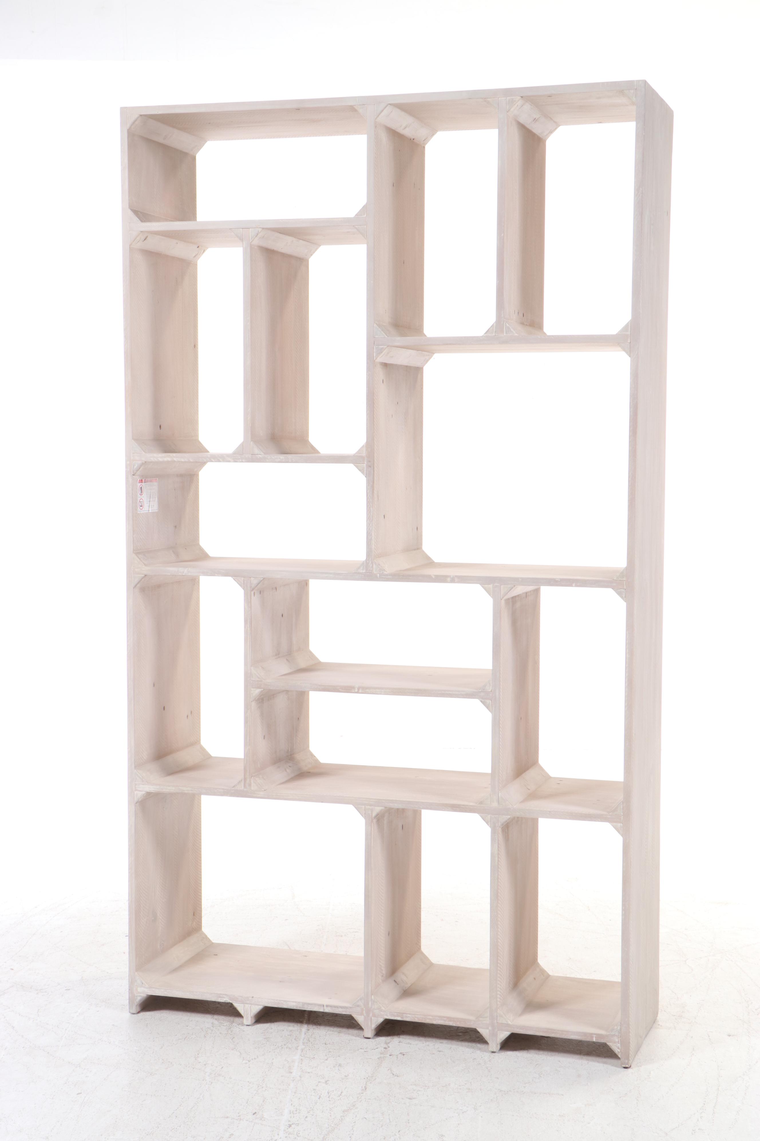 Restoration Hardware Teen Reclaimed Pine Tall Bookcase | EBTH