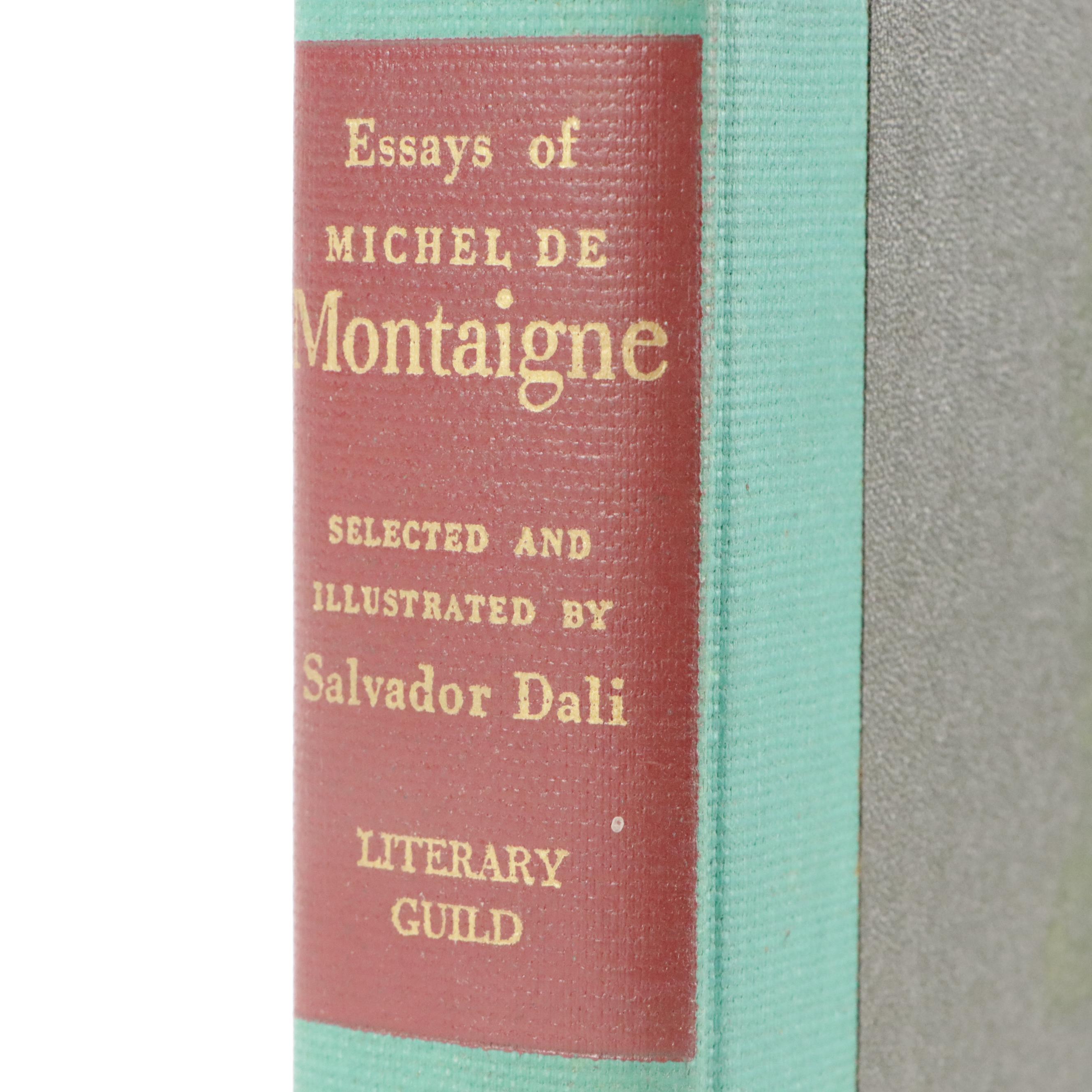 Illustrated "Essays of Michel De Montaigne" Selected by Salvador Dalí ...
