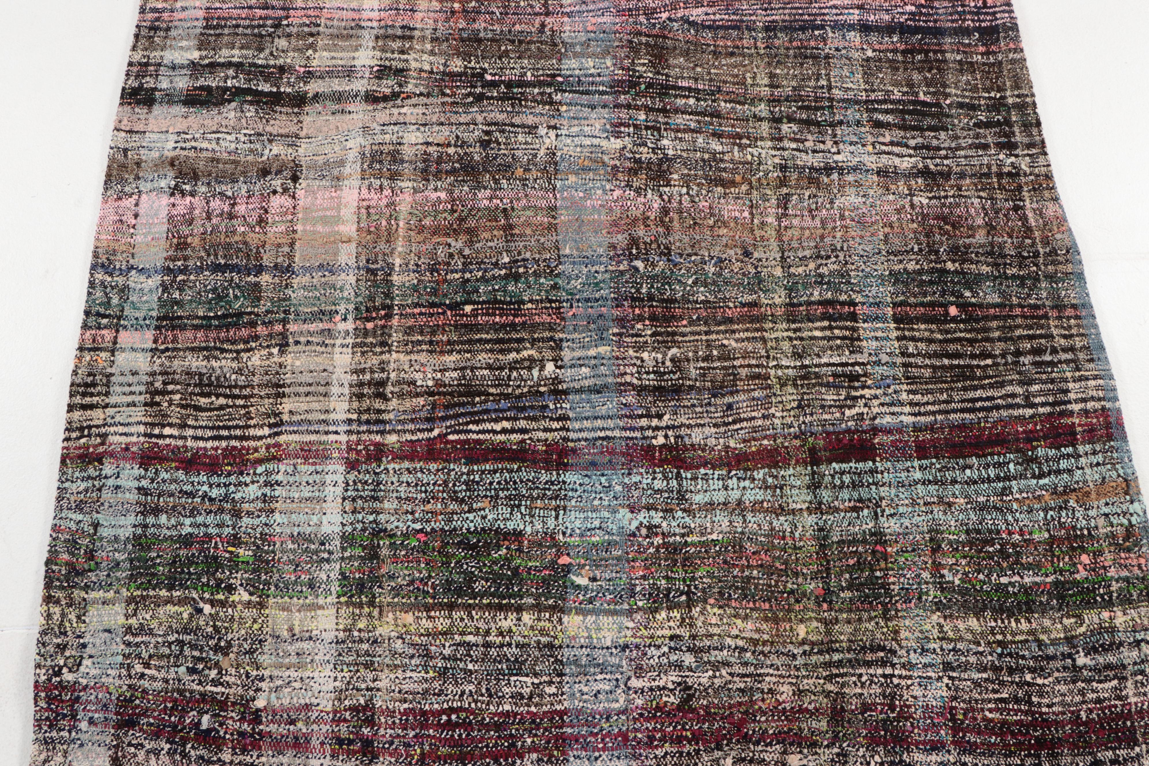 4'7 x 15'5 Handwoven Turkish Rag Rug Long Rug | EBTH