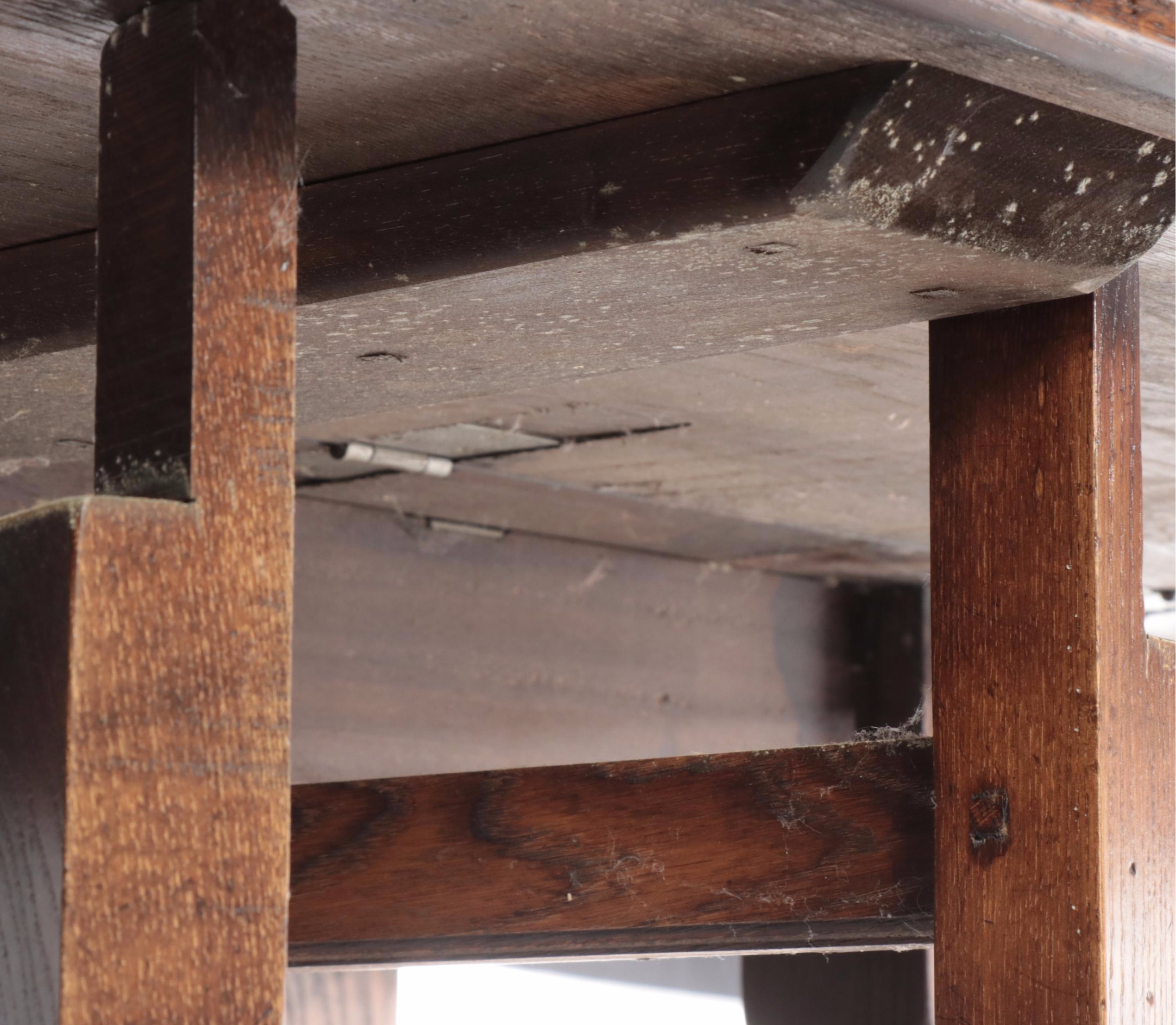 George III Style Oak Wake Table, Late 20th Century | Everything But The ...