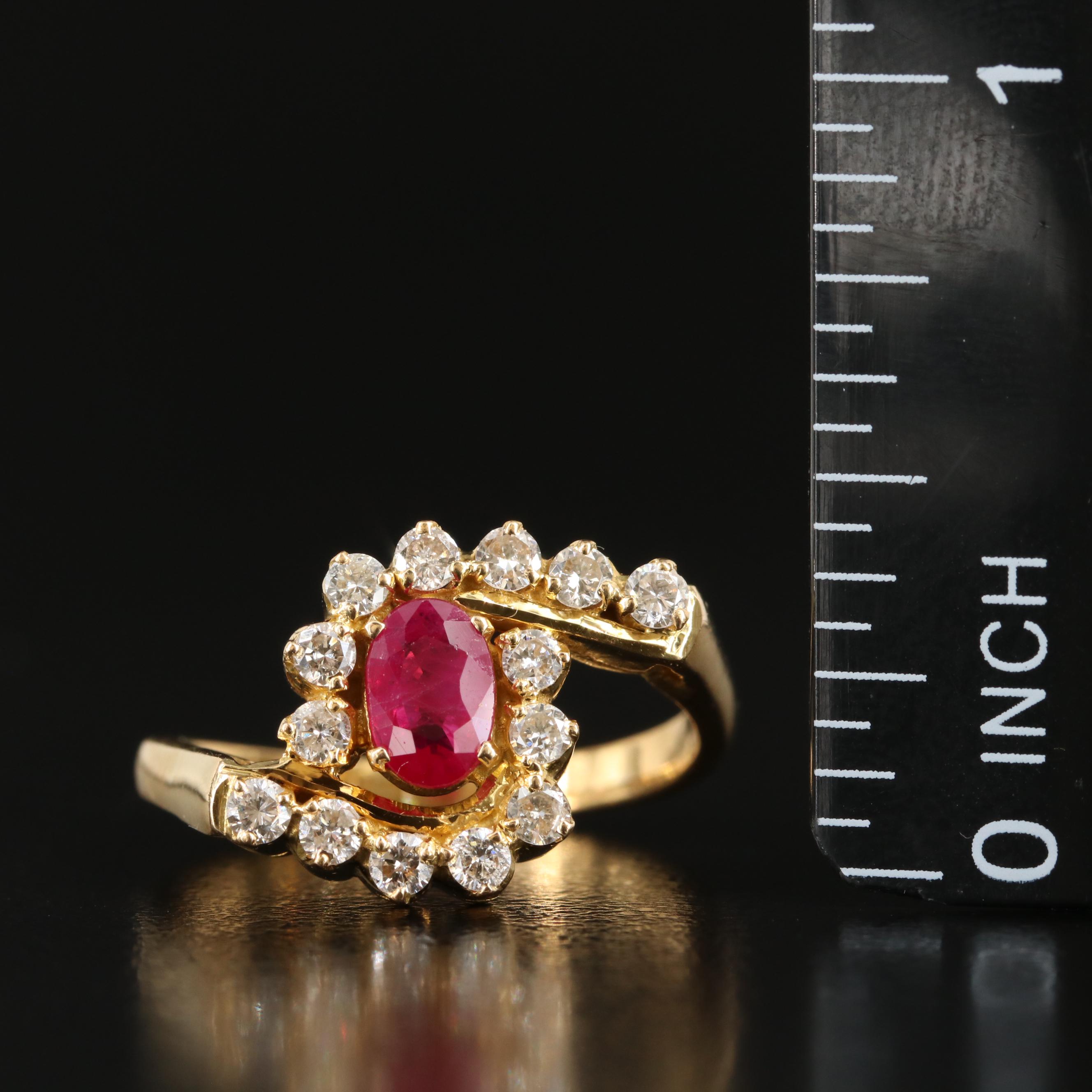 18K Ruby and Diamond Ring | EBTH
