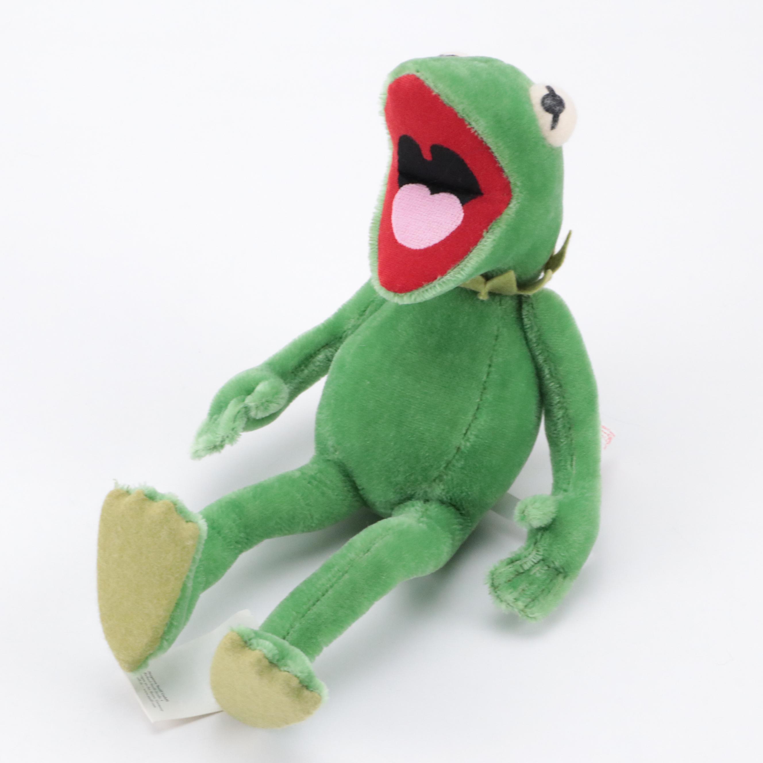 Limited Edition Steiff Kermit The Frog Mohair Plush Animal | EBTH