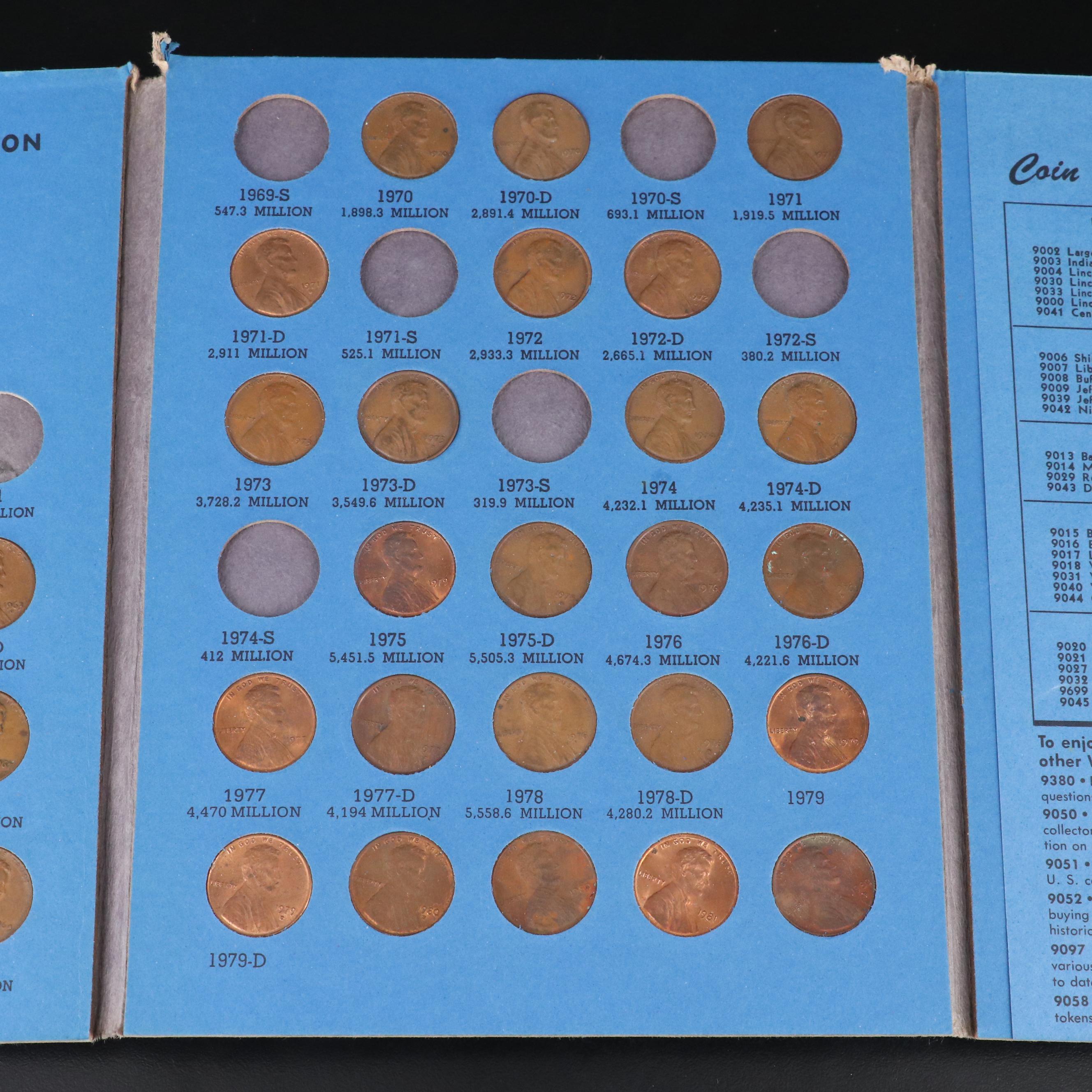 Five Coin Folders With Indian Cents and Others | Everything But The House