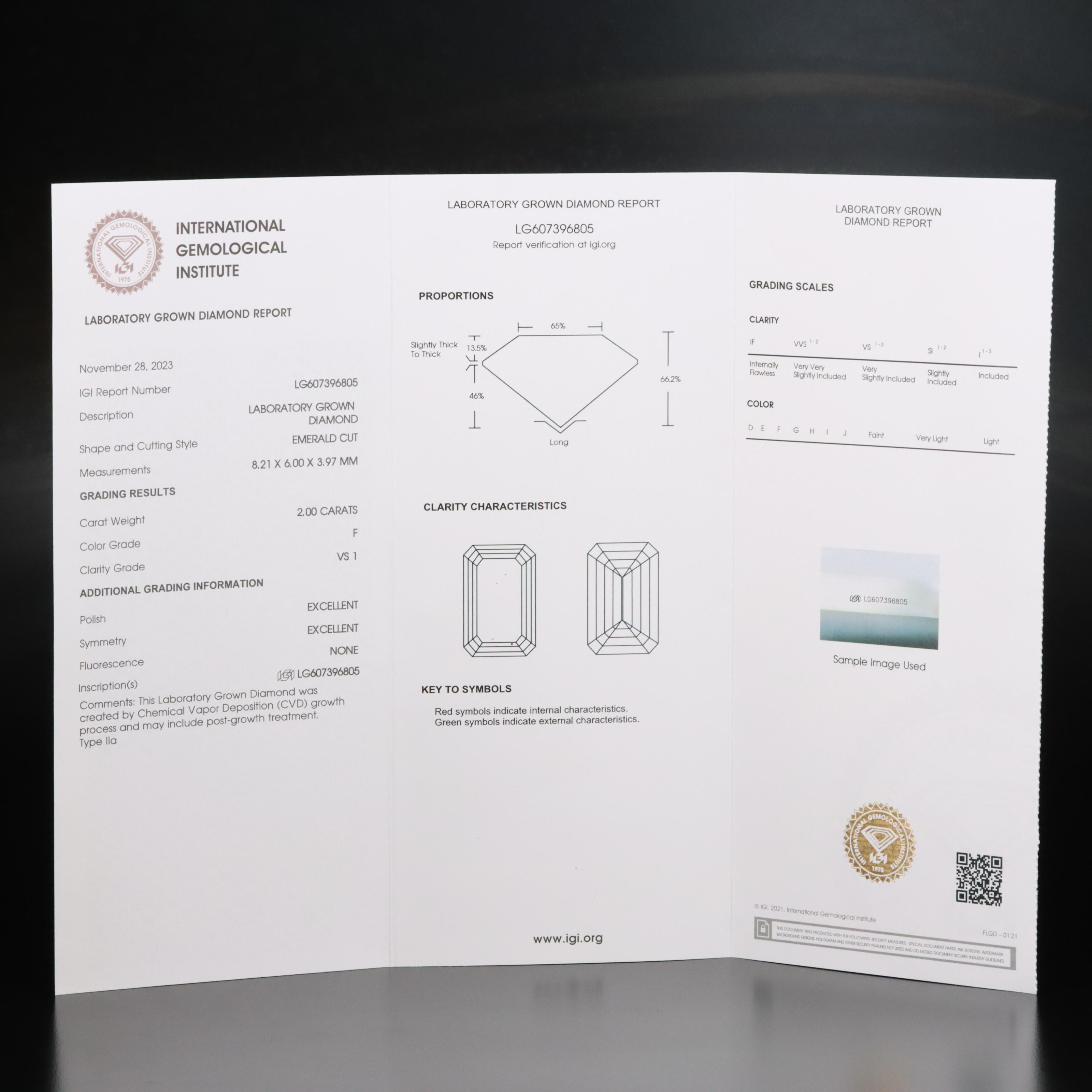 Loose 2.00 CT Lab Grown Diamond with IGI Report | EBTH