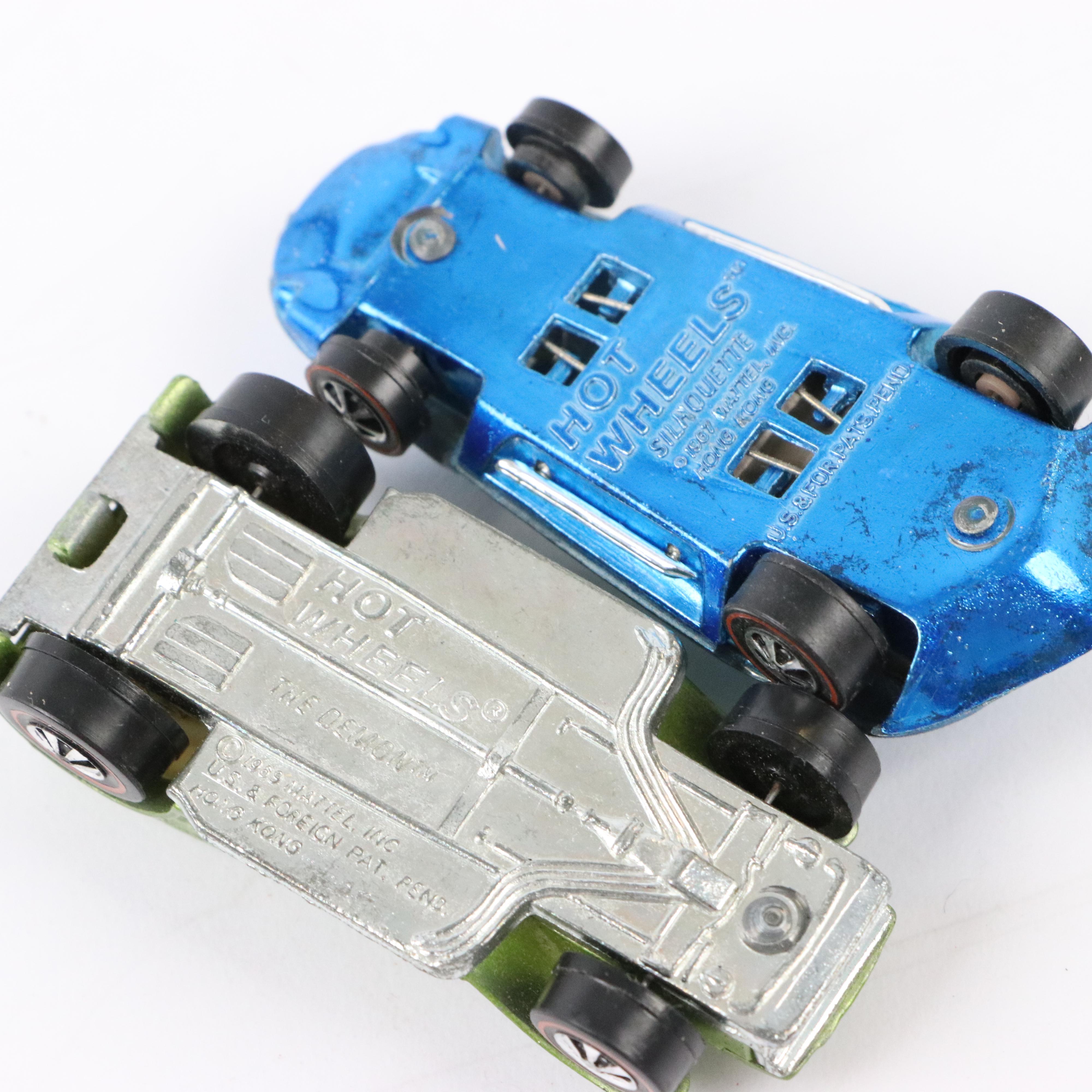 Hot Wheels Redline Diecast Cars Including "Silhouette" and "The Demon ...