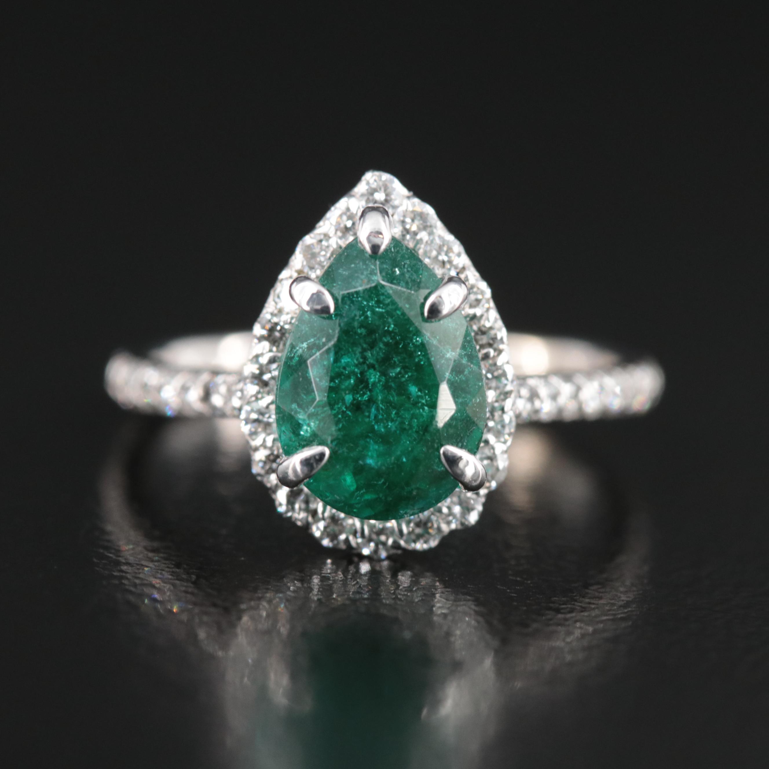 14K 2.02 CT Paraiba Tourmaline and Diamond Ring with GIA Report | EBTH