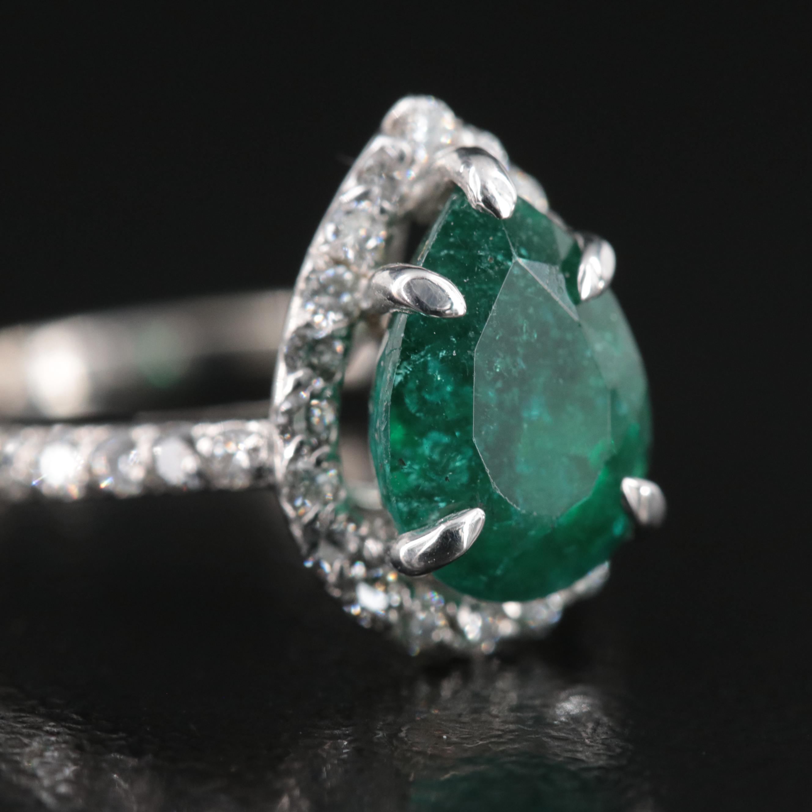 14K 2.02 CT Paraiba Tourmaline and Diamond Ring with GIA Report | EBTH