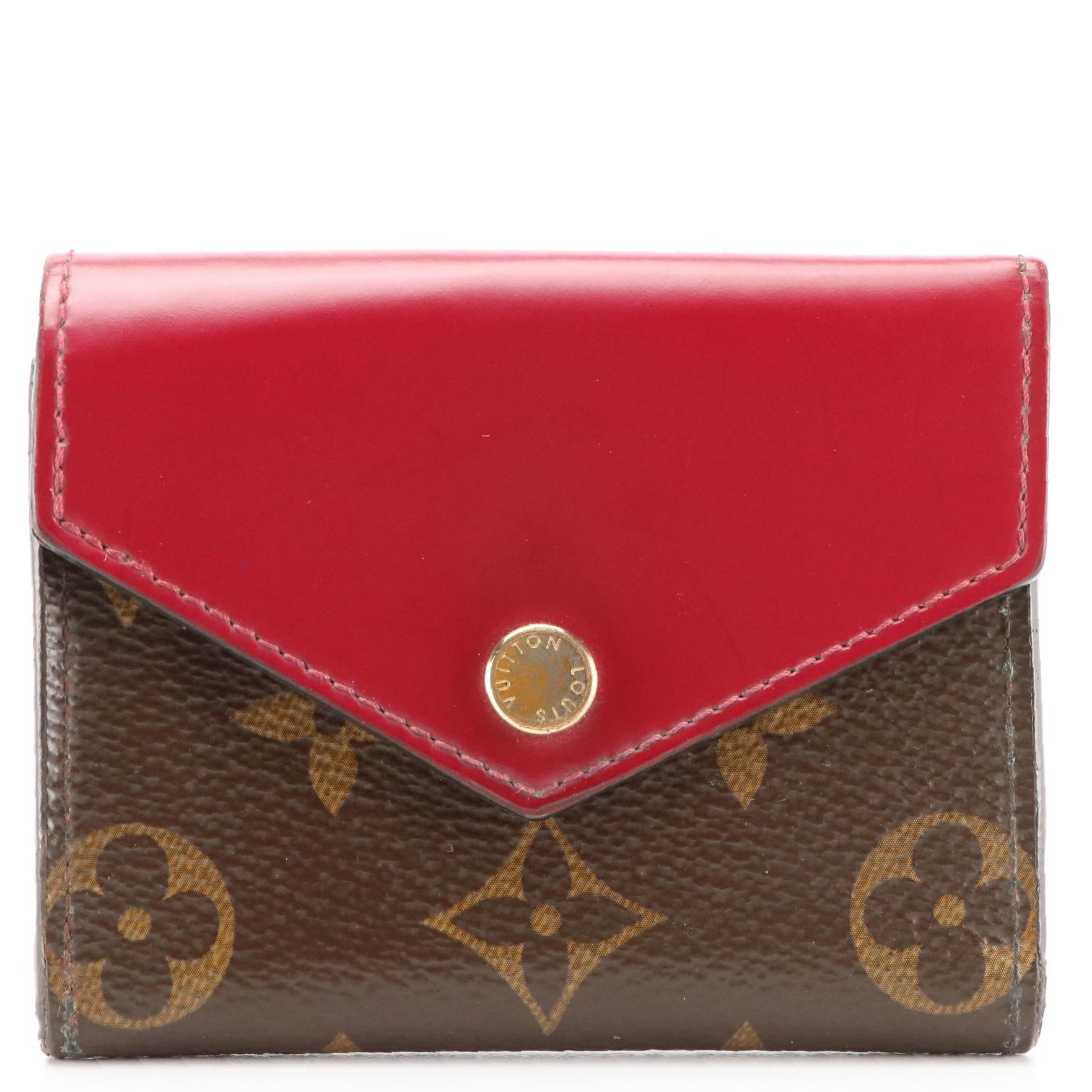 Louis Vuitton Zoé Wallet in Monogram Canvas and Fuchsia Leather | EBTH