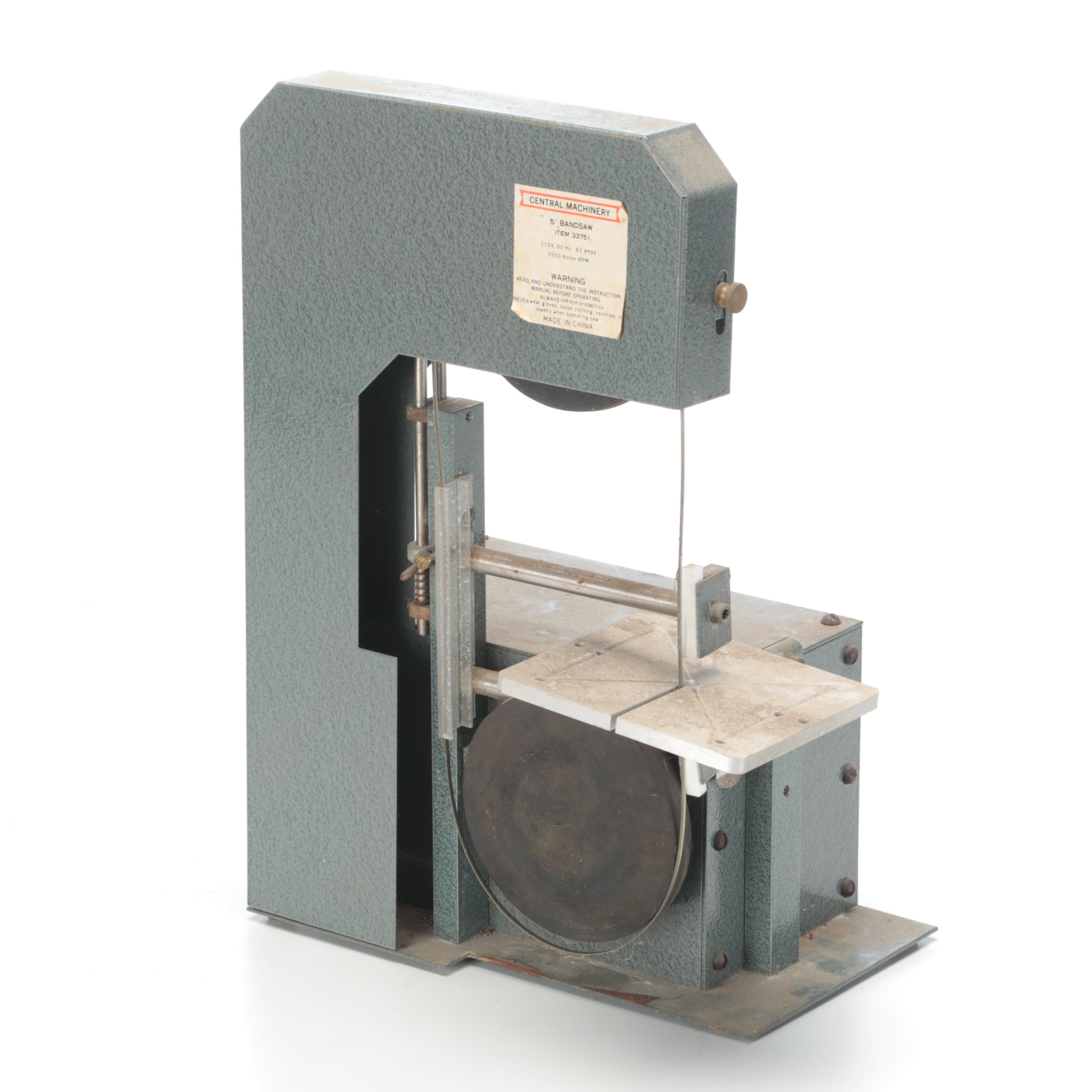 Central Machinery Model 33751 5" Band Saw | EBTH