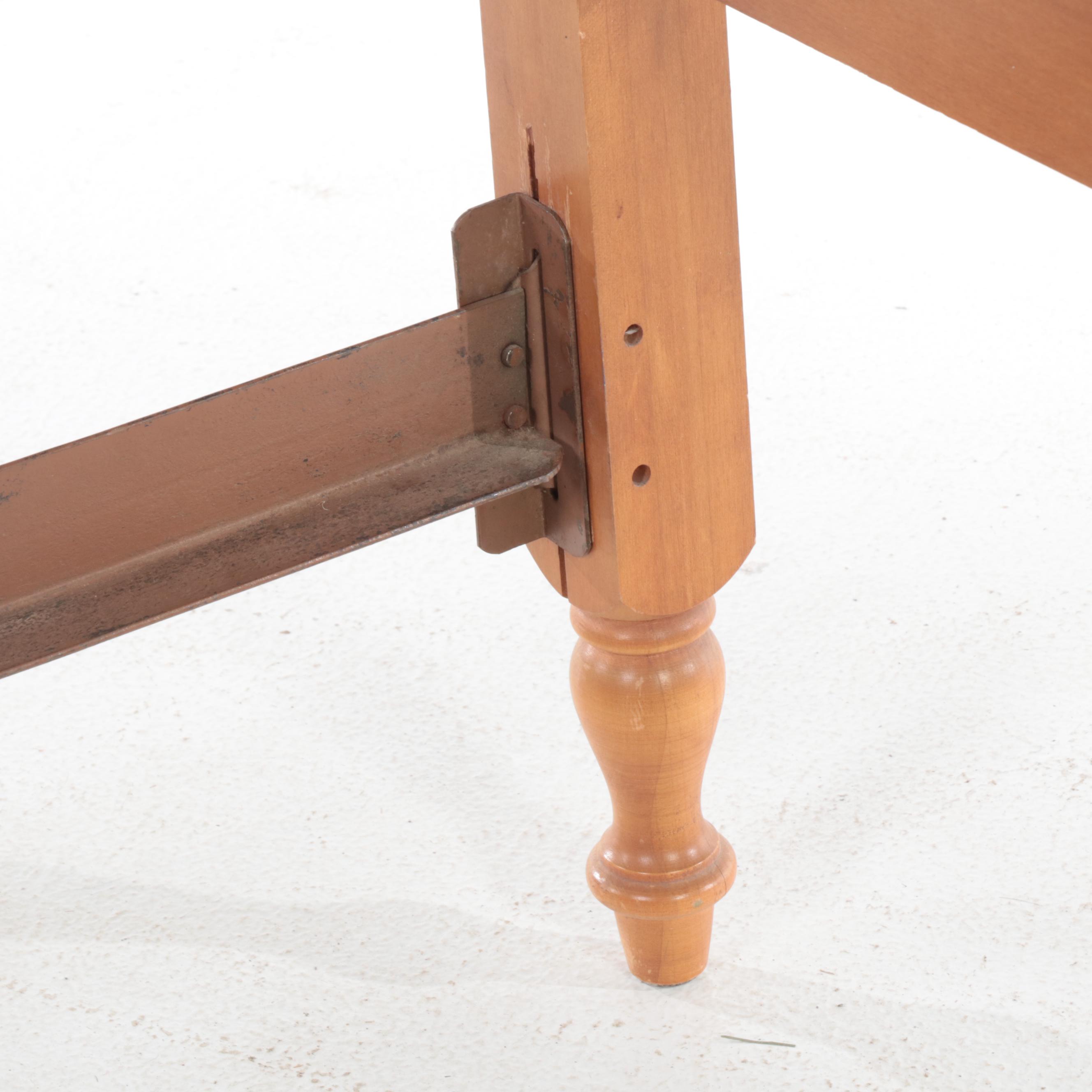 American Empire Style Maple Full Size Bed Frame | EBTH