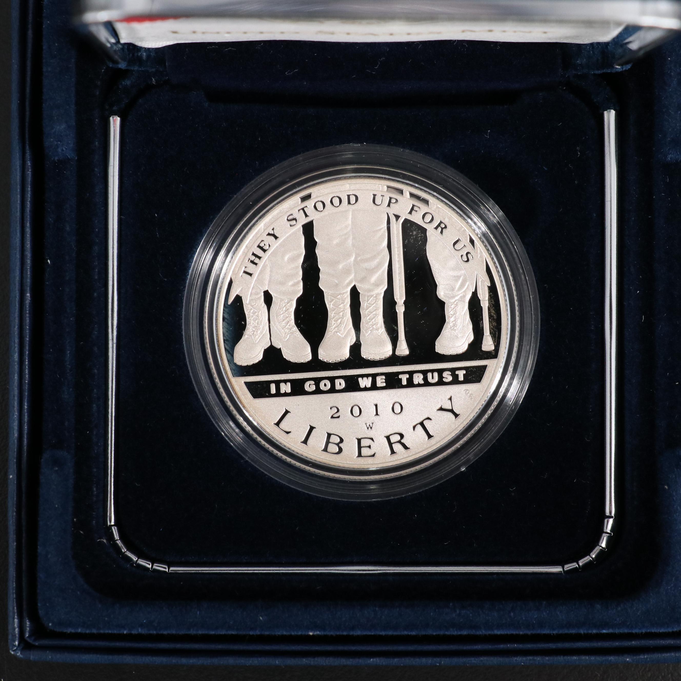 Three Modern Commemorative Proof Silver Dollars | Everything But The House