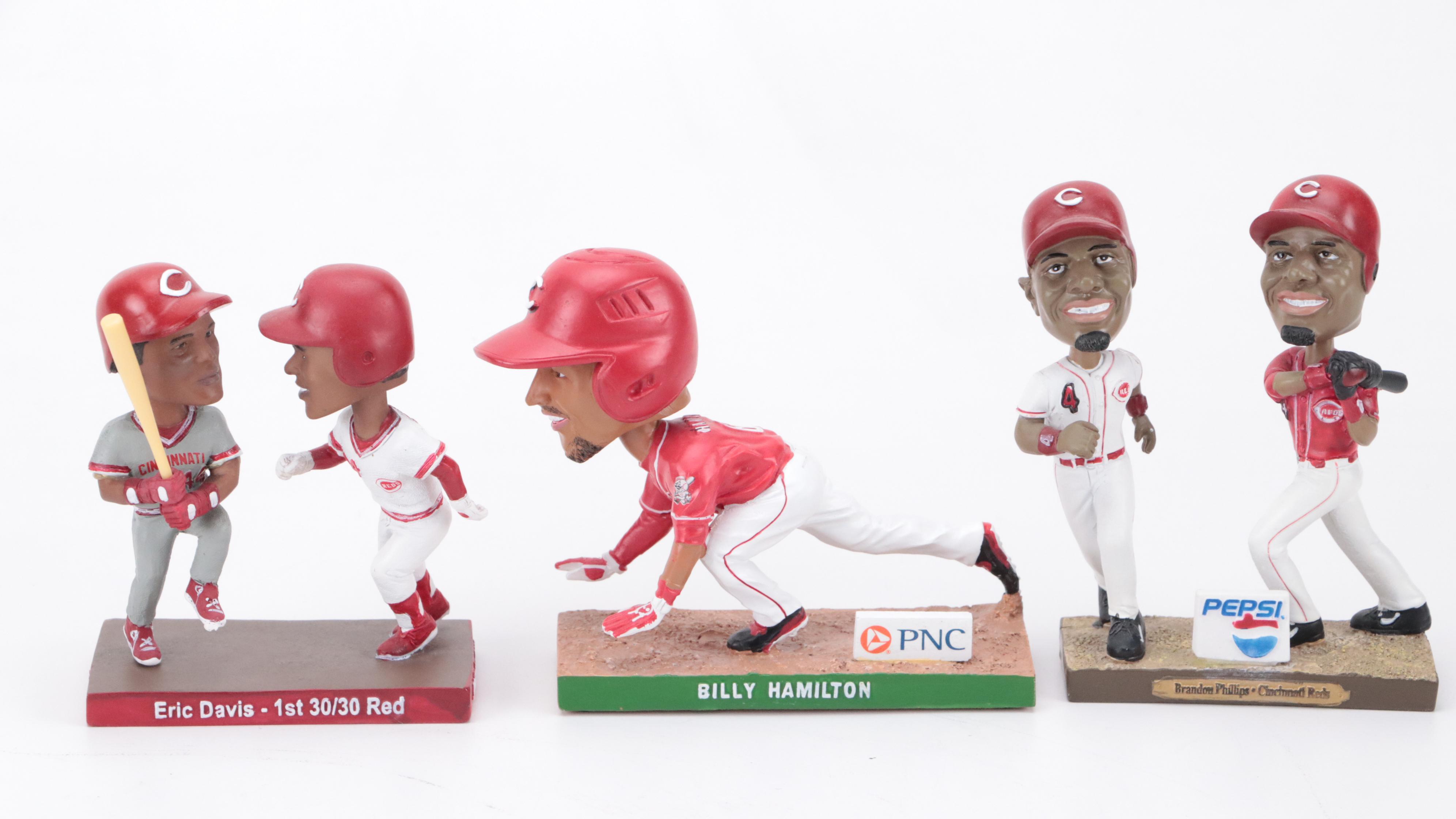 Cincinnati Reds Bobbleheads with Joey Votto, Barry Larkin, and Ken ...