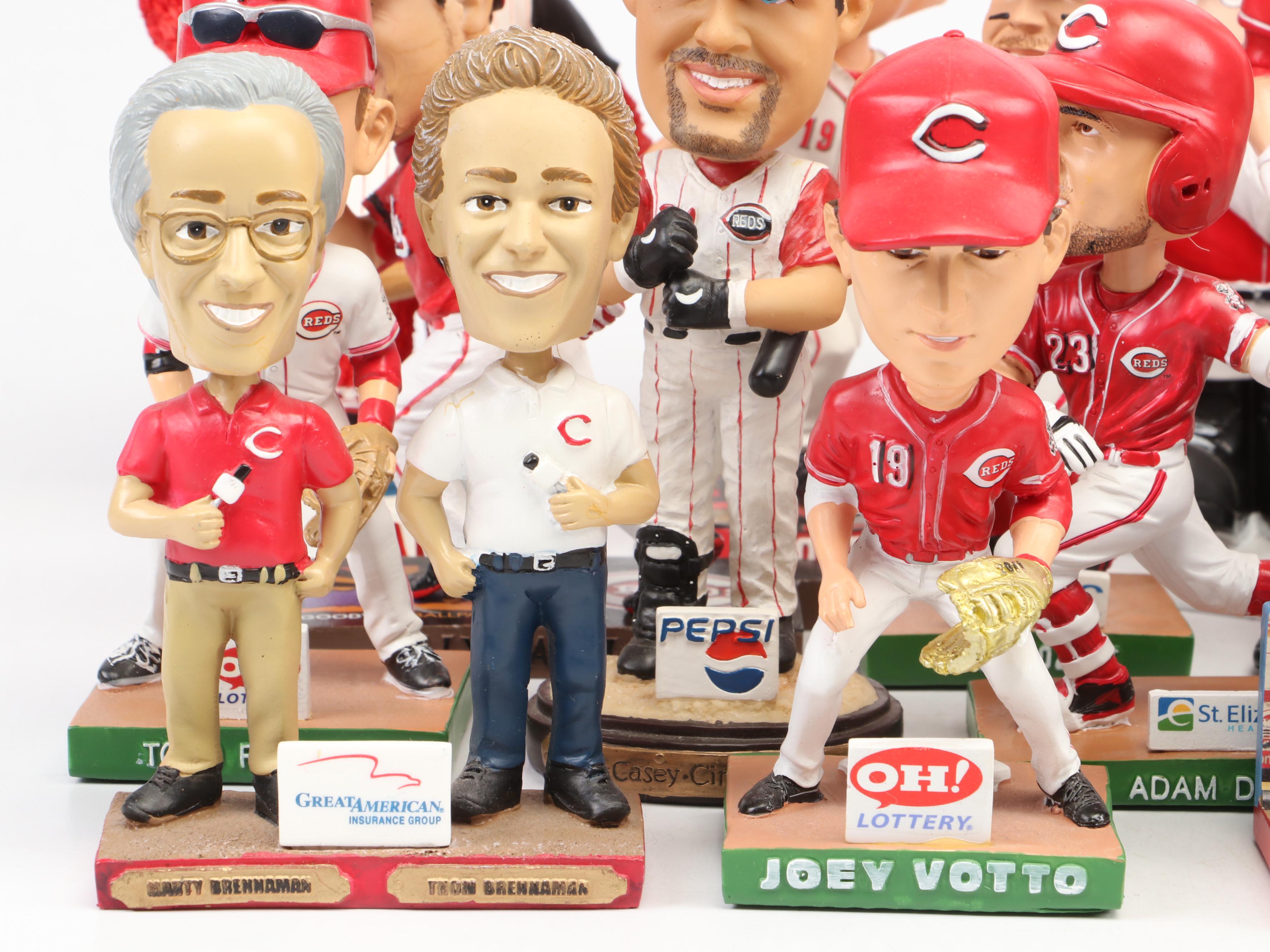 Cincinnati Reds Bobbleheads Featuring Johnny Cueto, Joey Votto, and ...