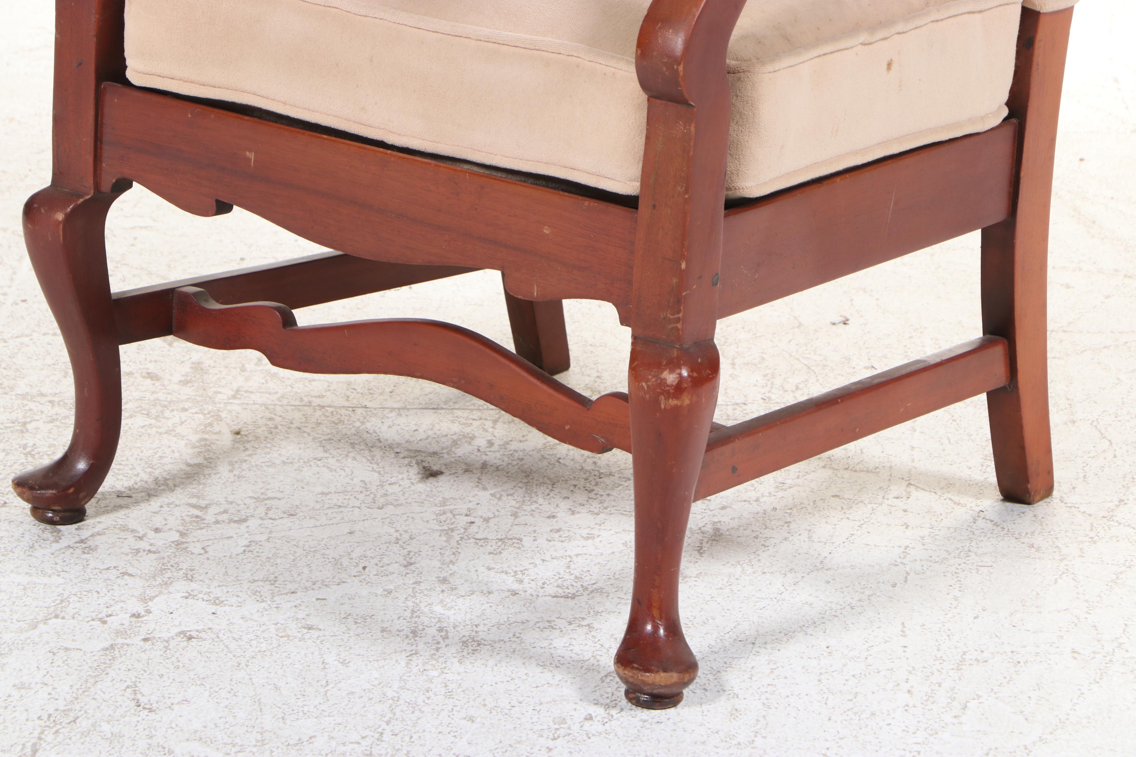 F.H. Conant's Sons Queen Anne Style Mahogany Armchair, Early 20th ...