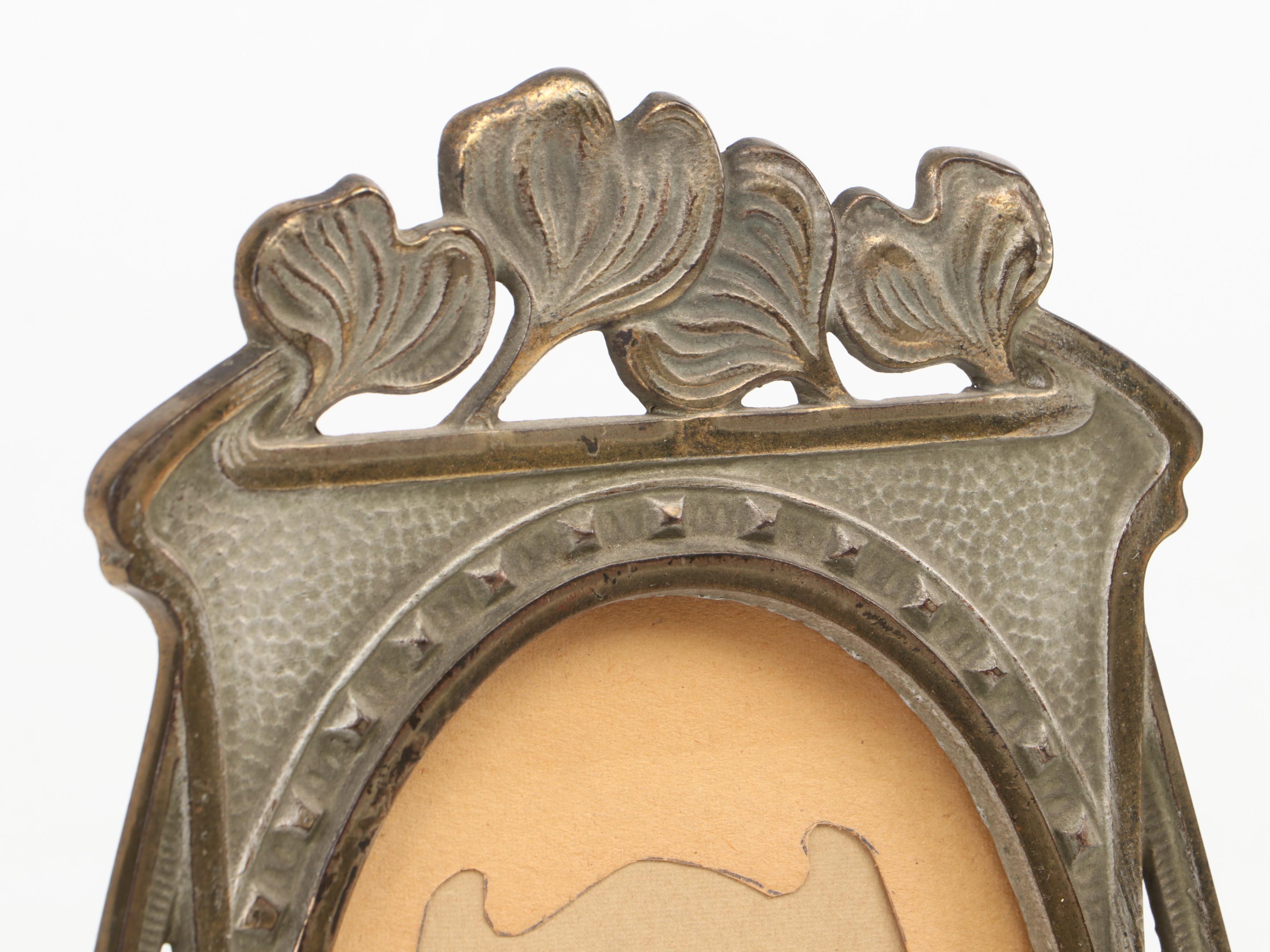 Art Nouveau Cast Metal Frames with Folding Easel Supports | Everything ...