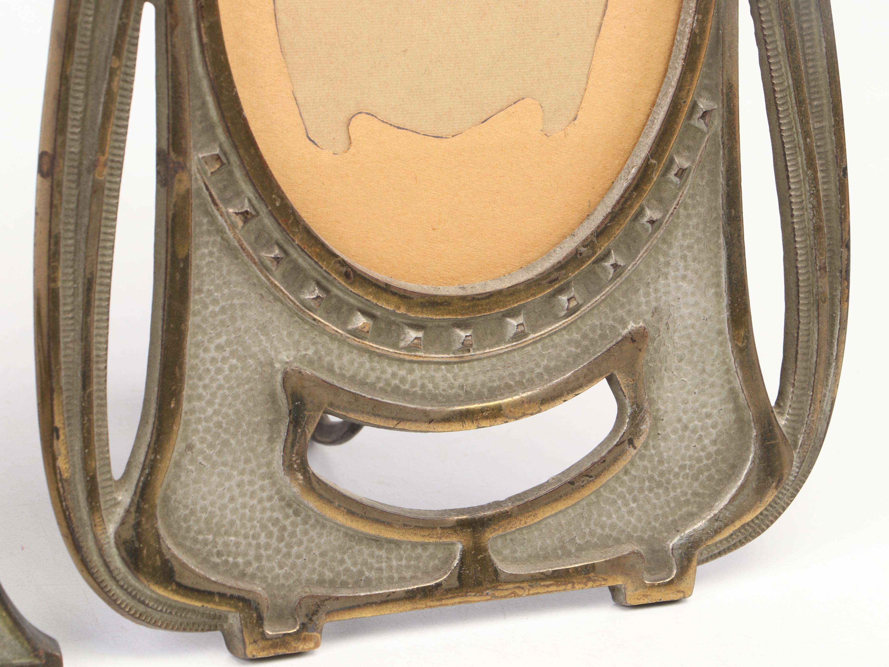 Art Nouveau Cast Metal Frames with Folding Easel Supports | Everything ...