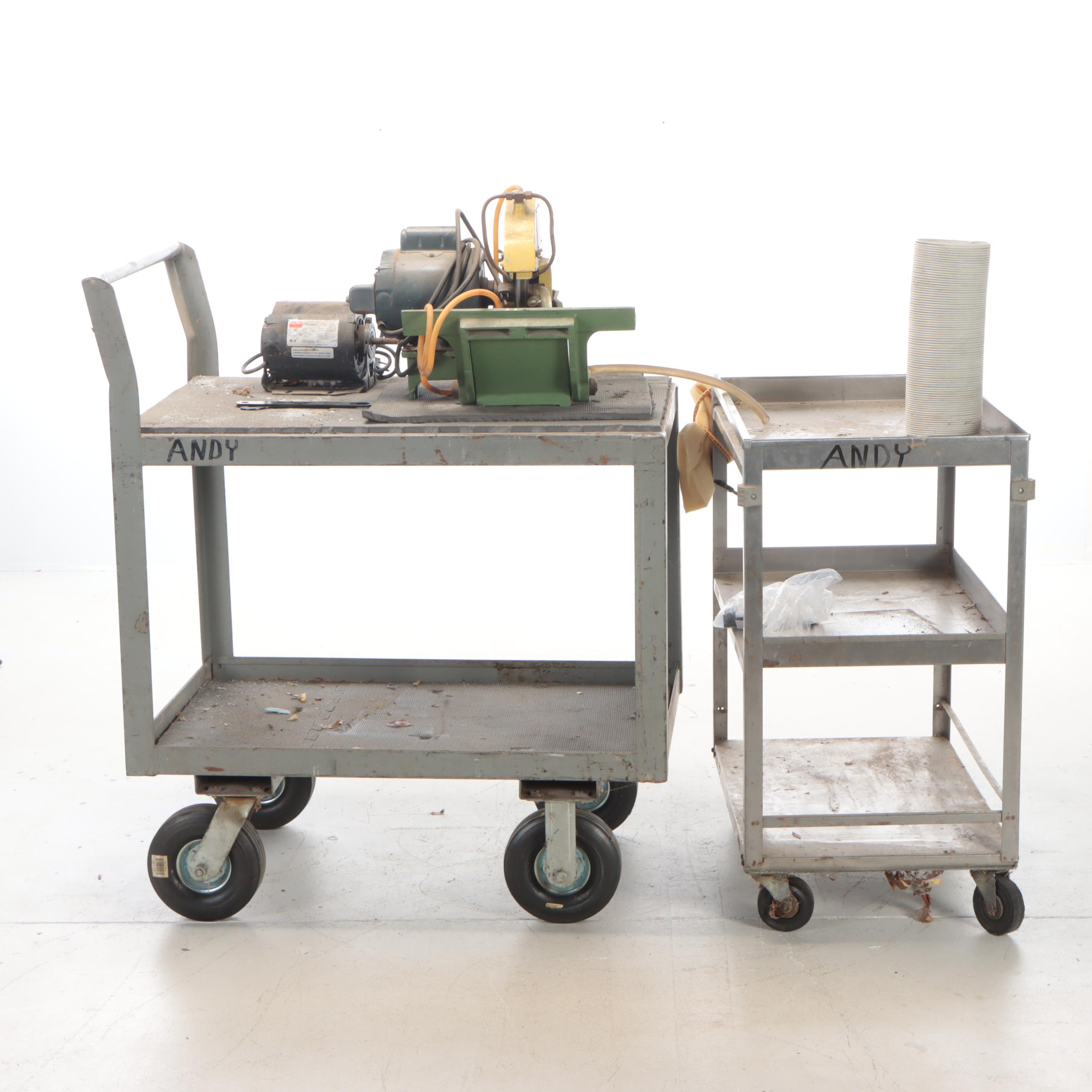 Industrial Work Carts With Dayton Split Phase and Other Motors | EBTH