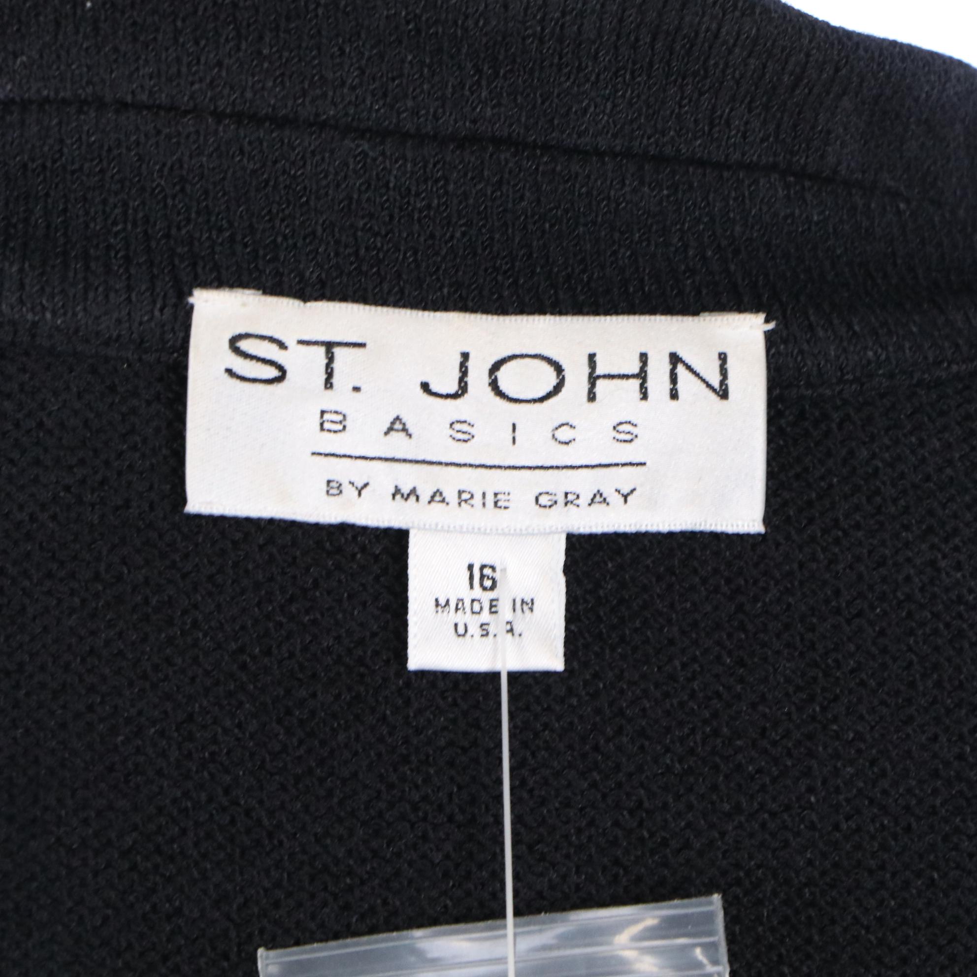 St. John Collection Sleeveless Dress and St. John Basics Knit Jacket ...