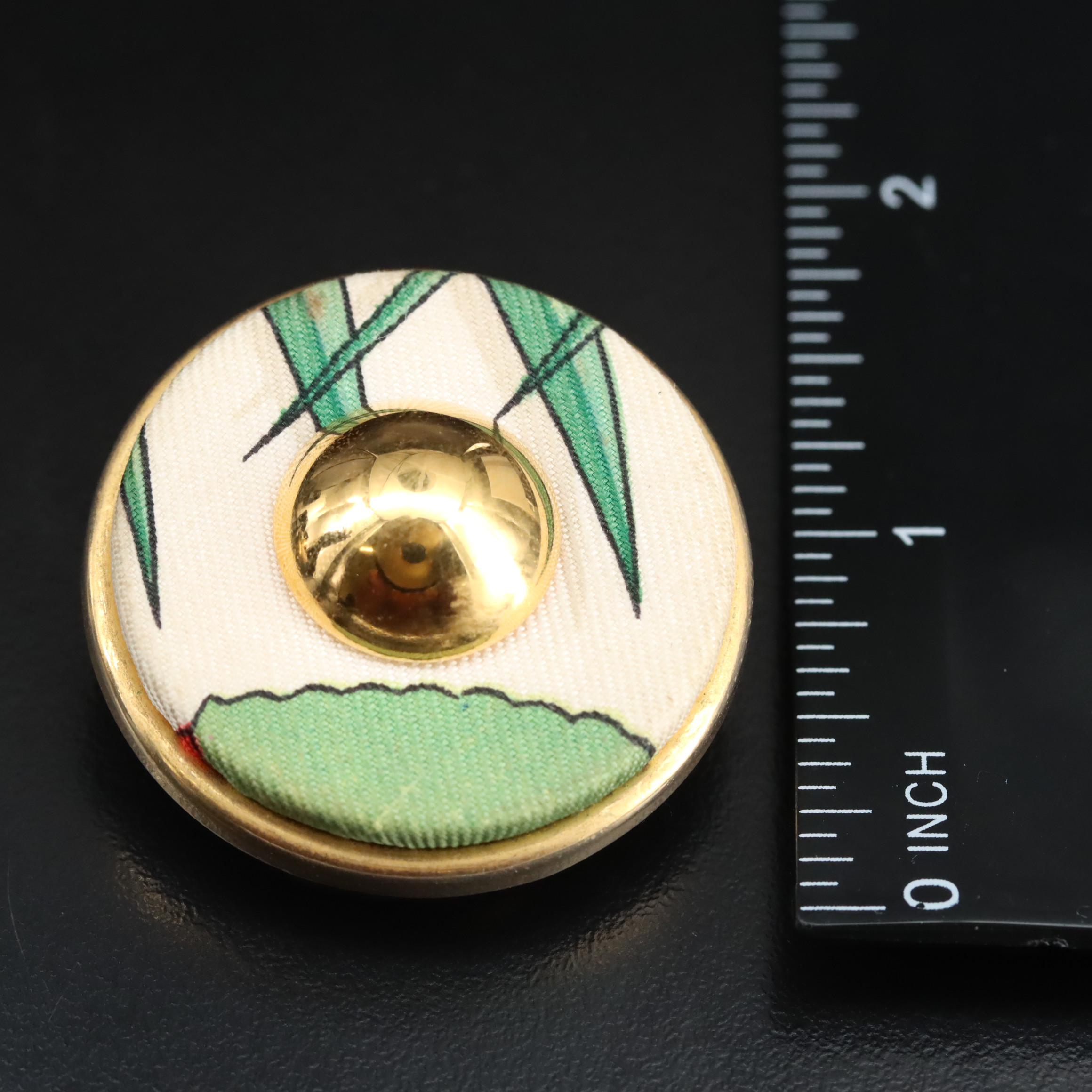 Hermès Button Earrings | EBTH