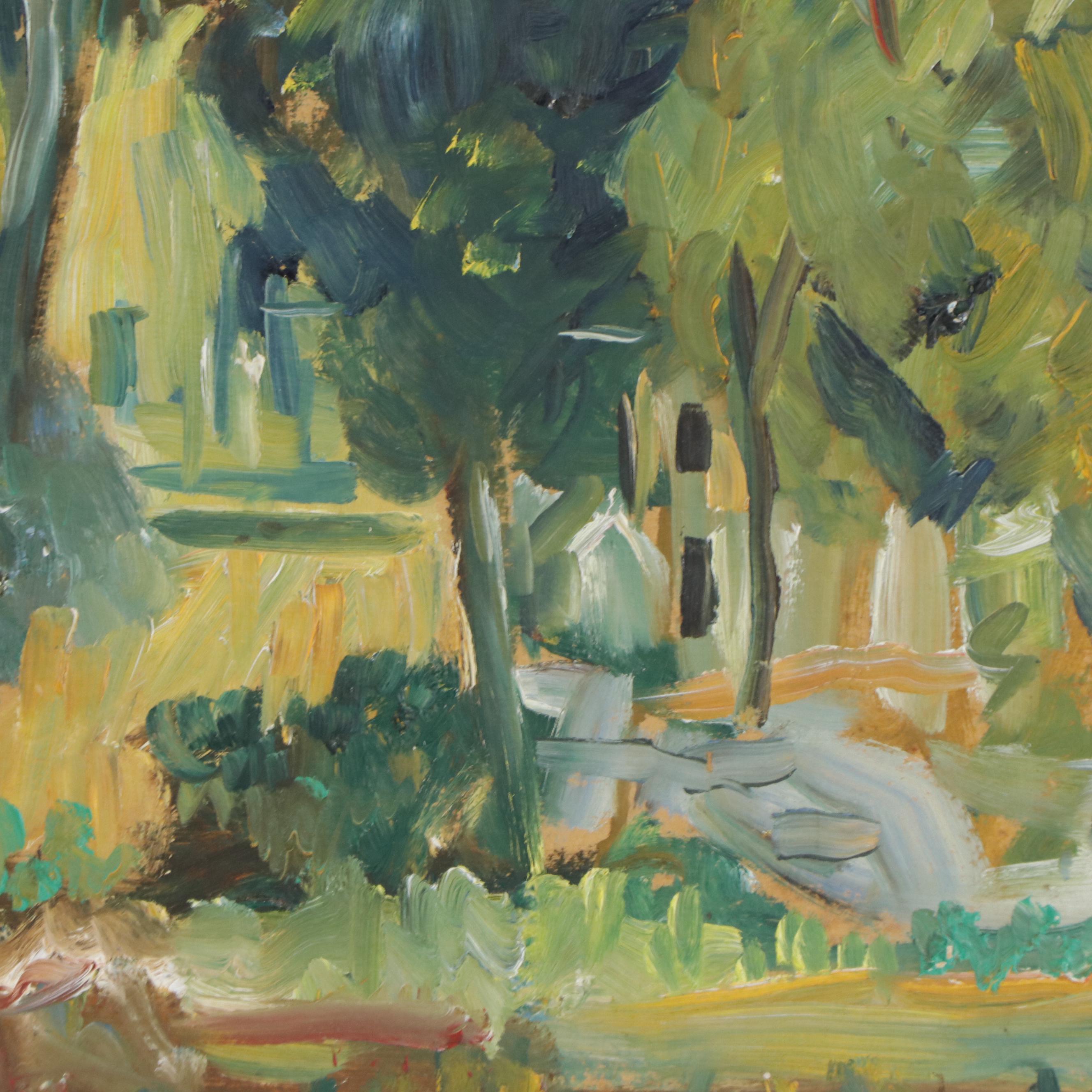 Michael Salvatore Abbate Oil Painting of House in a Rural Landscape | EBTH