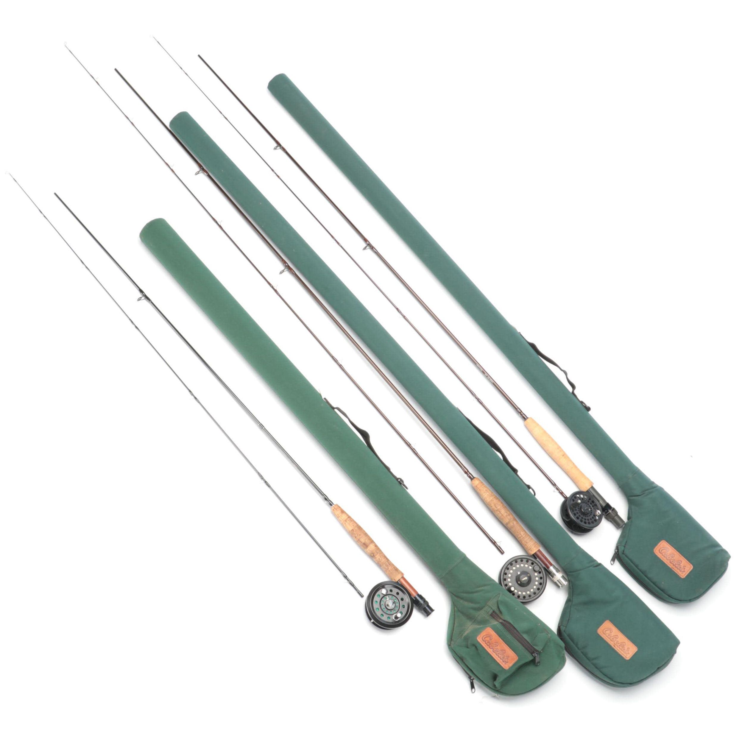 Shakespeare Model 1094 with Cahill and Genesis Fly Fishing Rods and ...