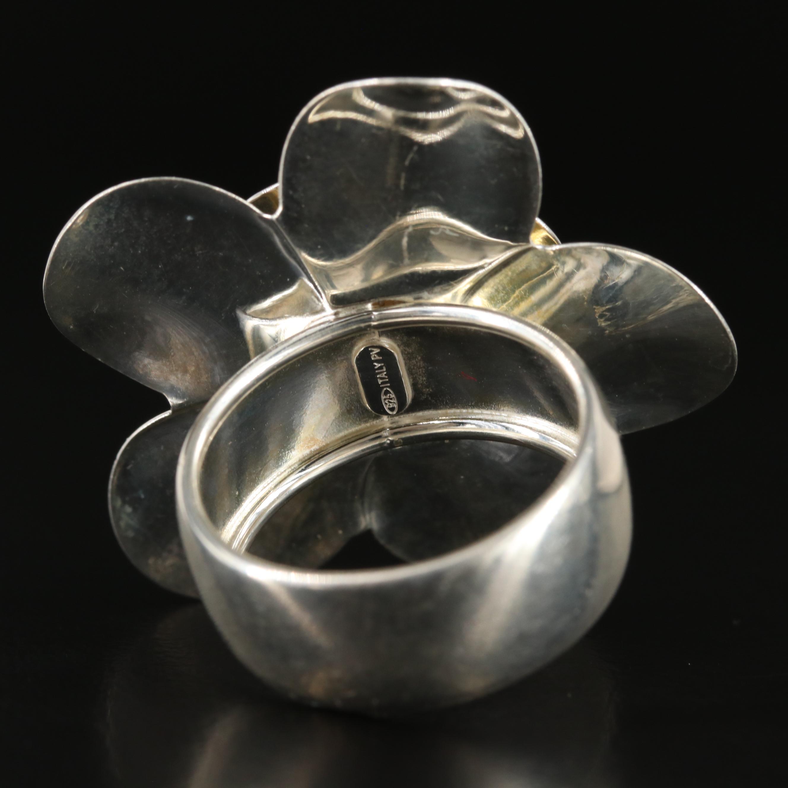 Sterling Flower Ring | EBTH