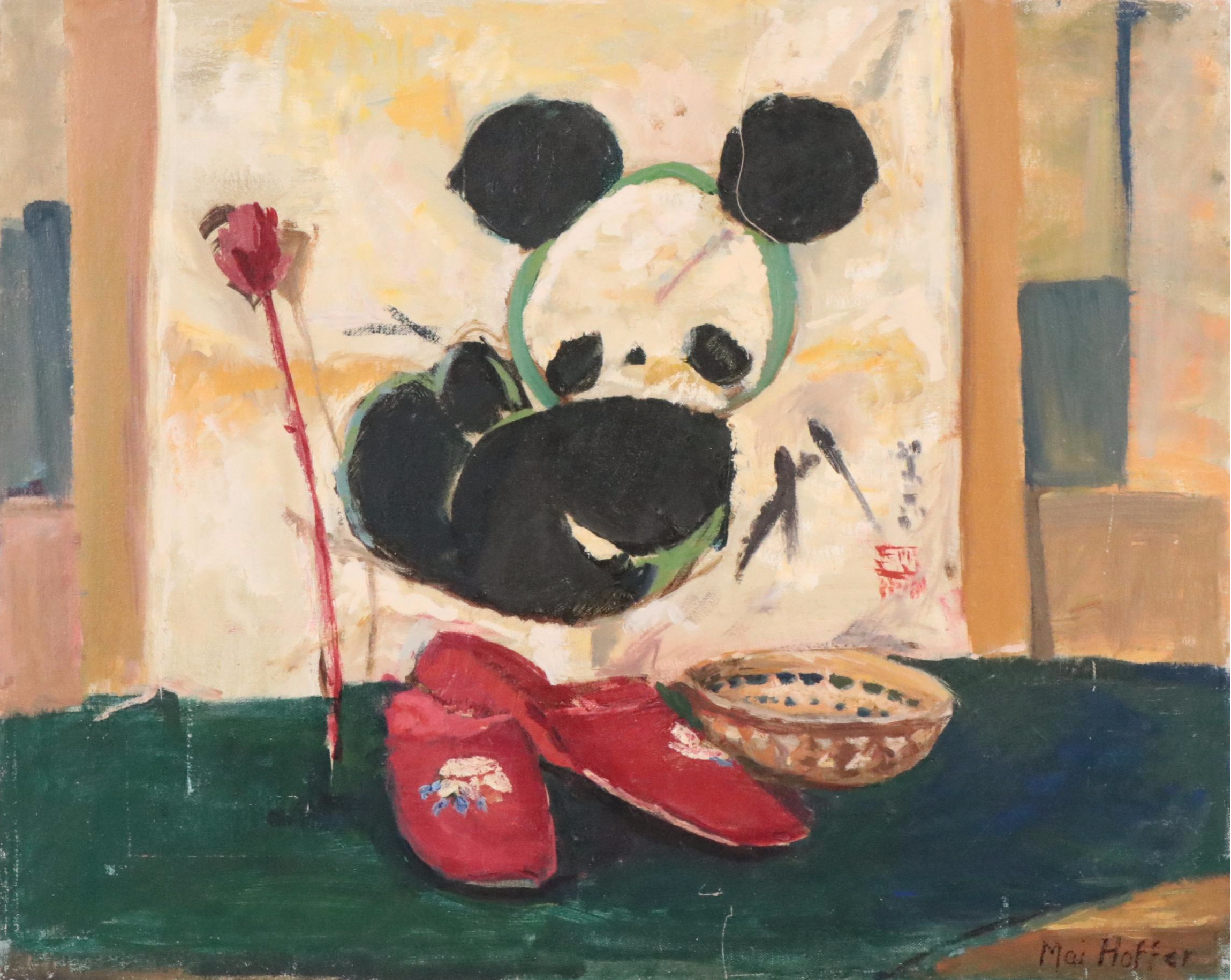 Mai Hoffer Still Life Oil Painting, Mid-Late 20th Century | EBTH