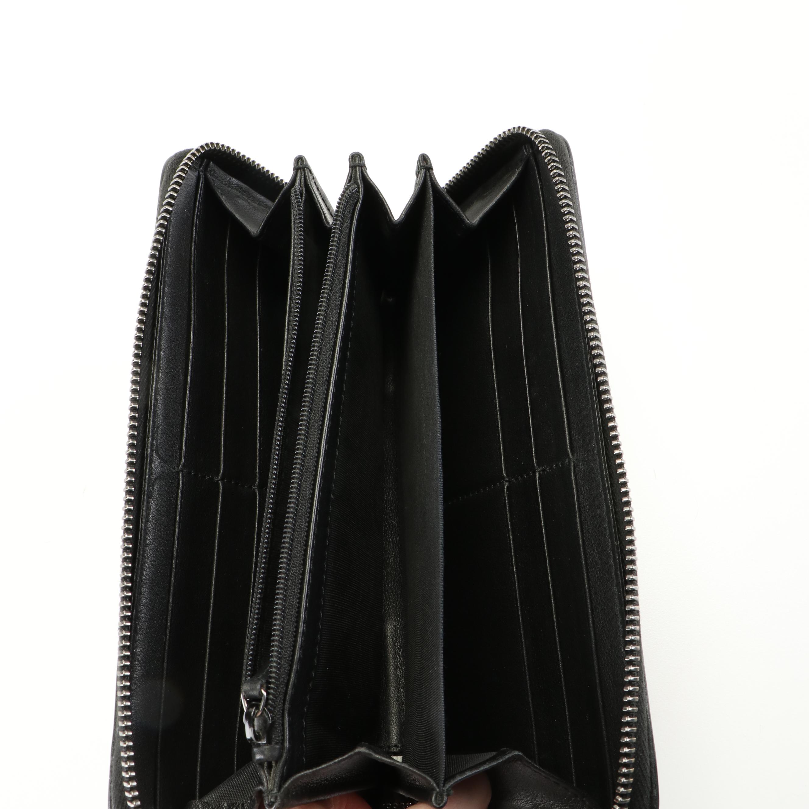 Gucci Zip Around Sherry Line Long Wallet in Guccissima Leather | EBTH