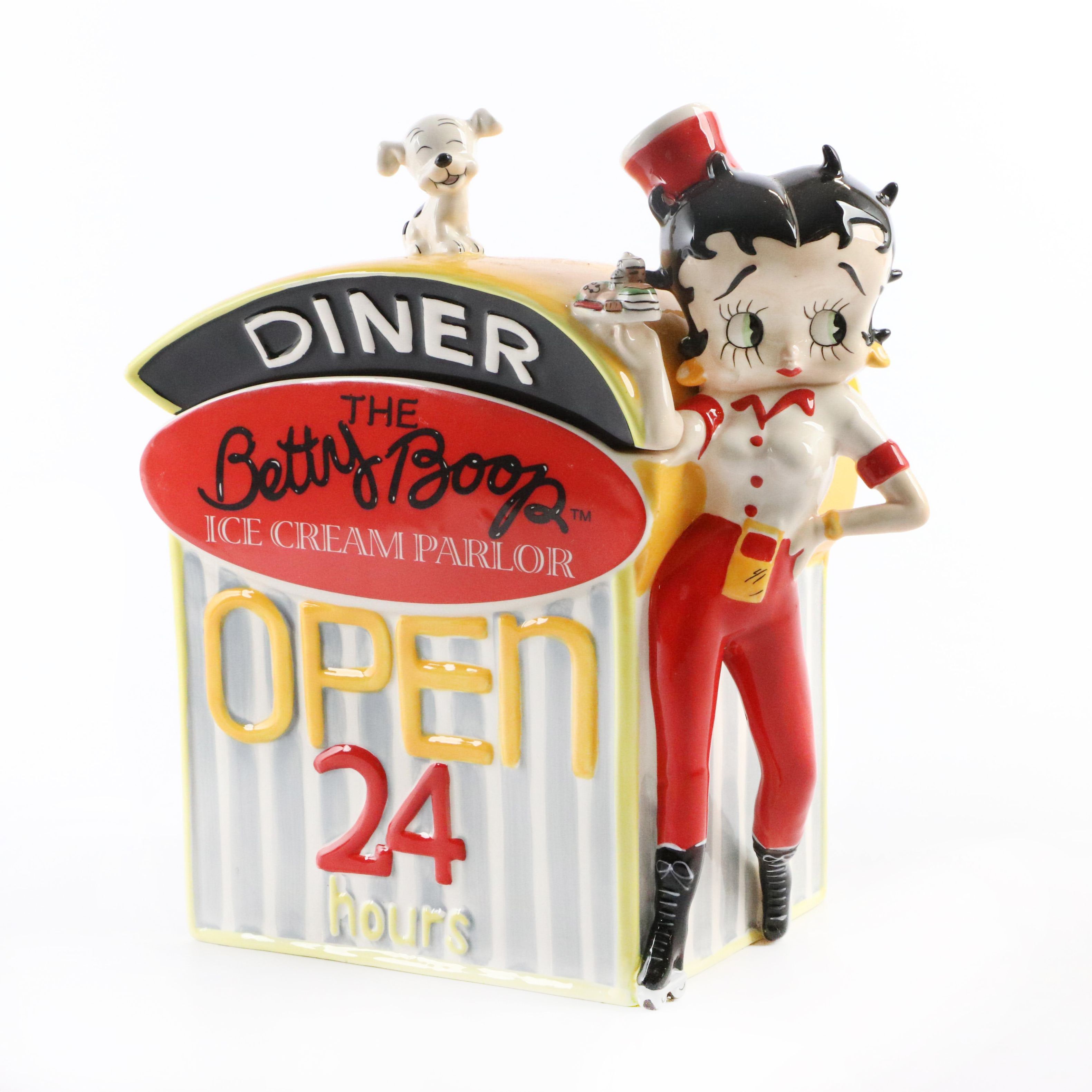 The Betty Boop Ice Cream Parlor Ceramic Cookie Jar, 2007 | EBTH