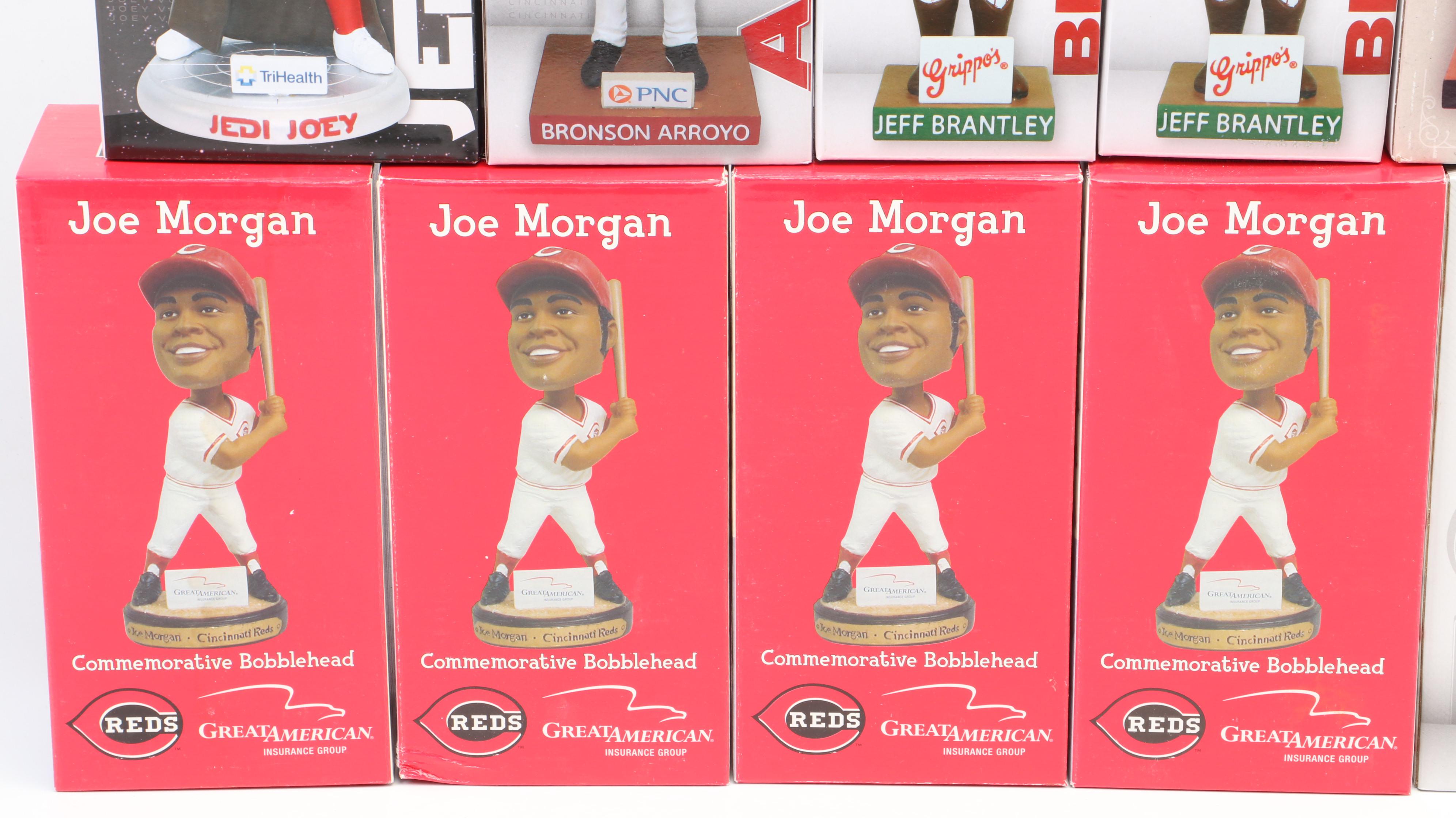 Cincinnati Reds Bobbleheads with Joe Morgan Miniature Statue and More ...
