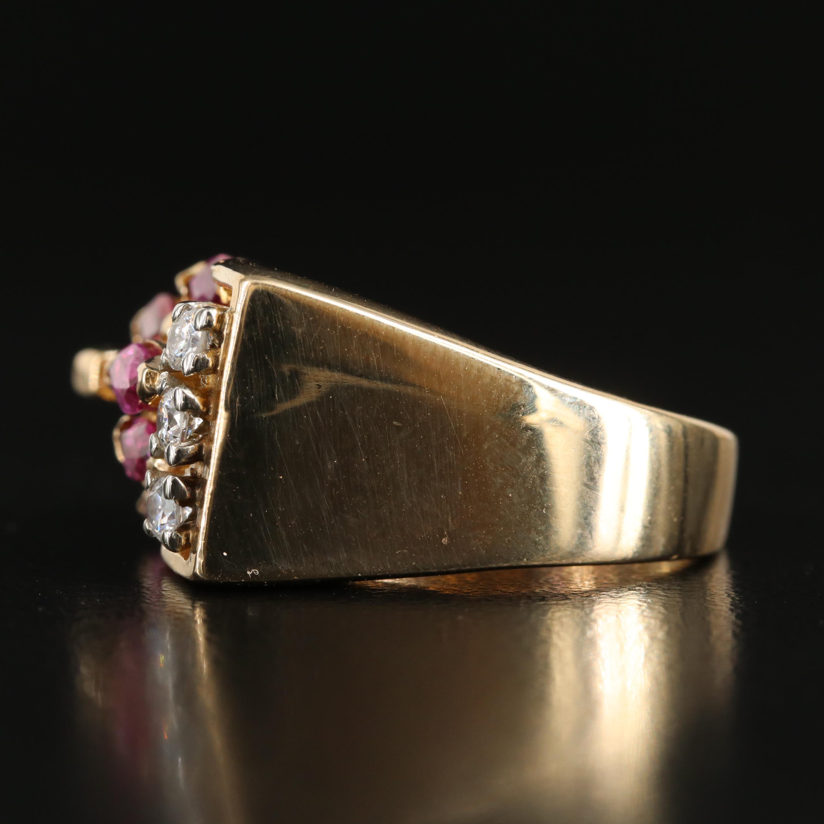14K Ruby and Diamond Ring | EBTH