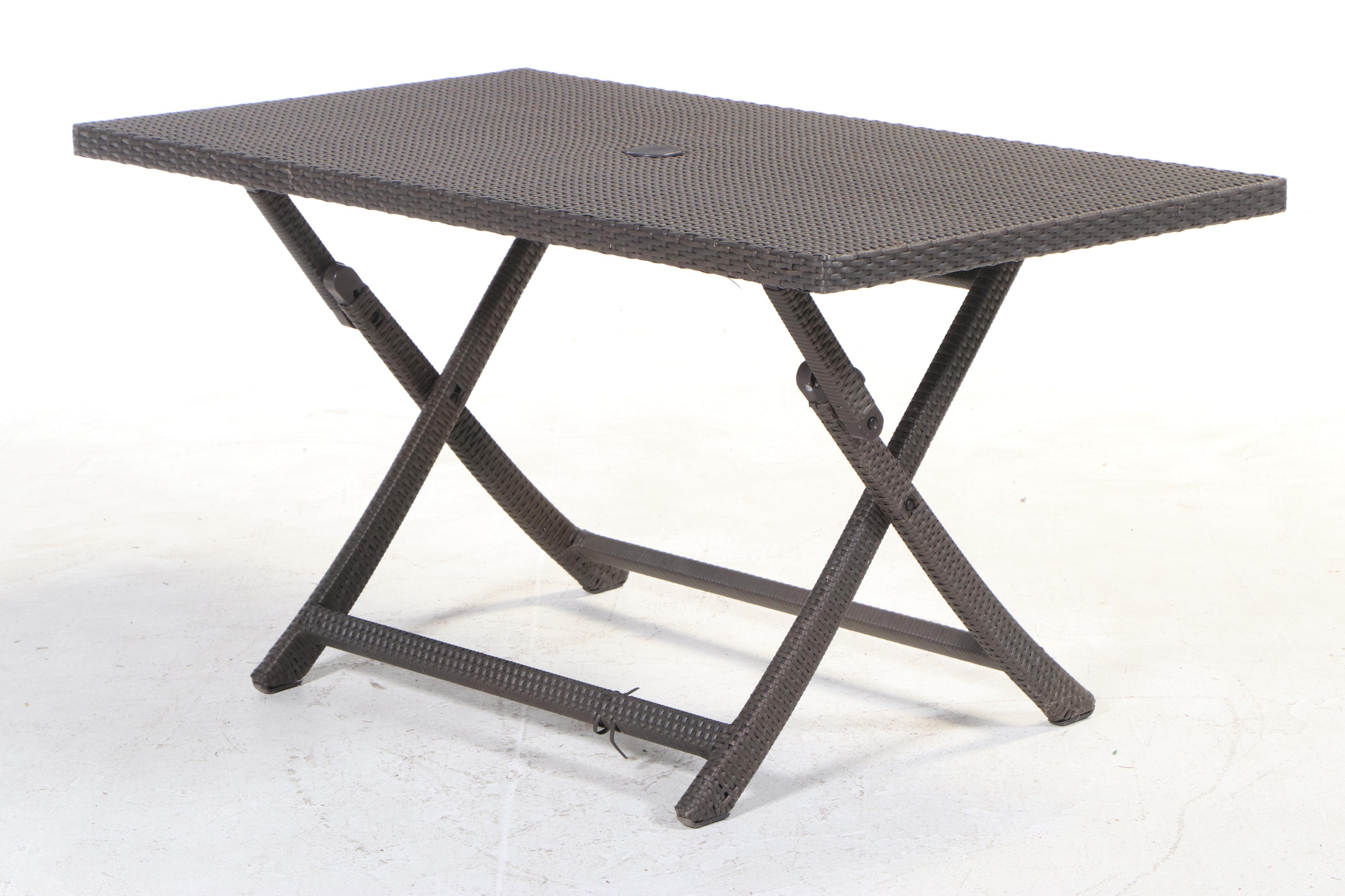 Frontgate Five-Piece PE Rattan Patio Dining Set | EBTH