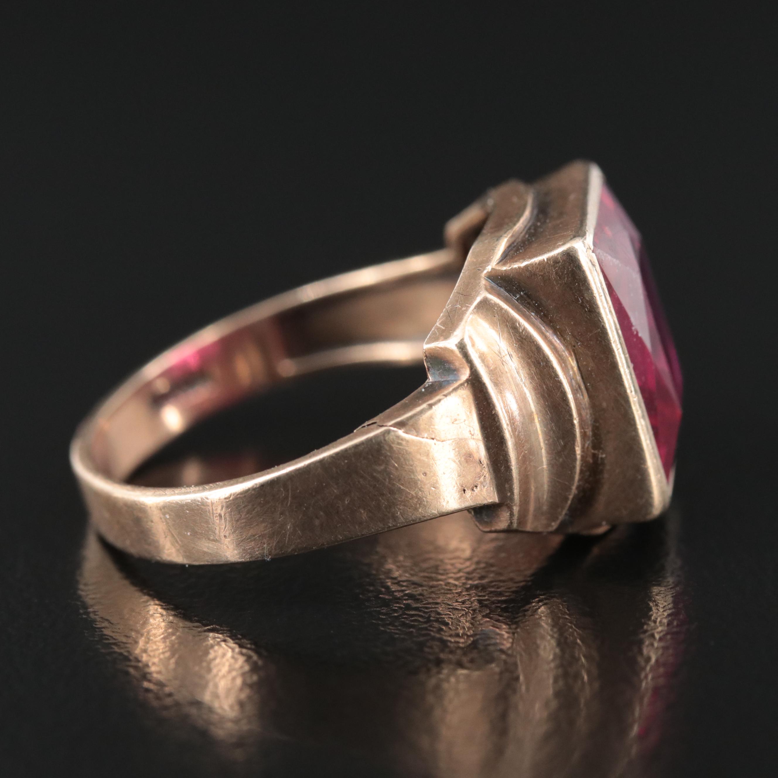 Vintage 10K Ruby Ring | EBTH