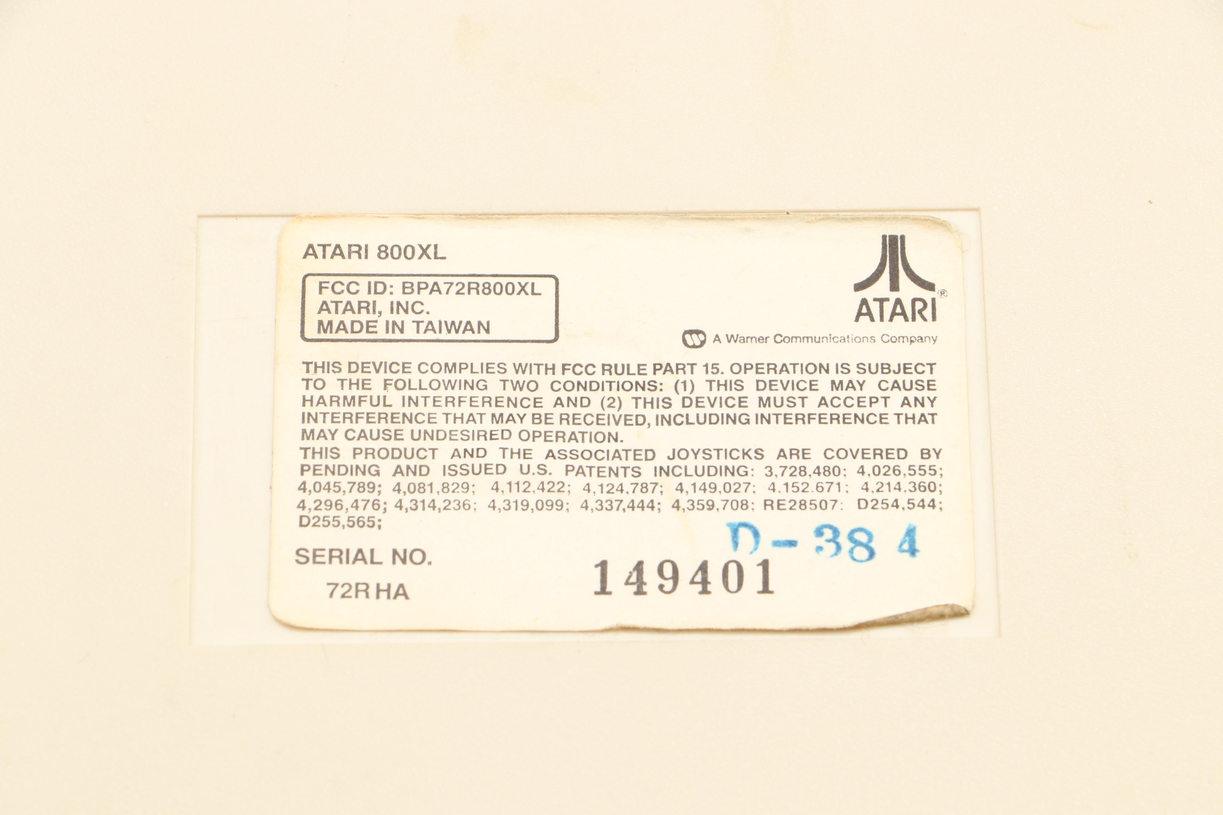 Atari 800XL Console, 810 Disk Drive, Coleco Vision, Video Games, and ...