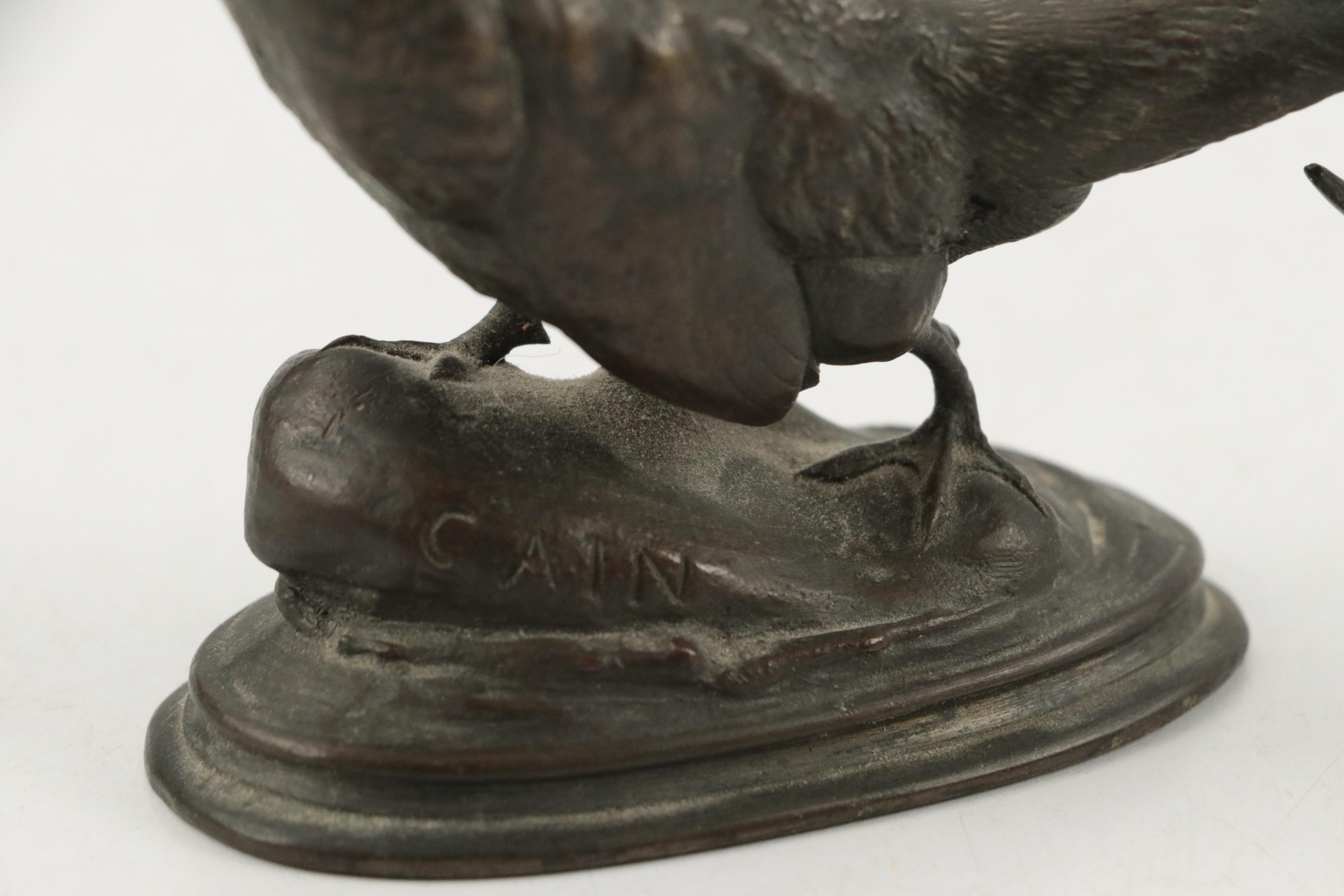Auguste Nicholas Cain Bronze Statue of a Pheasant | EBTH