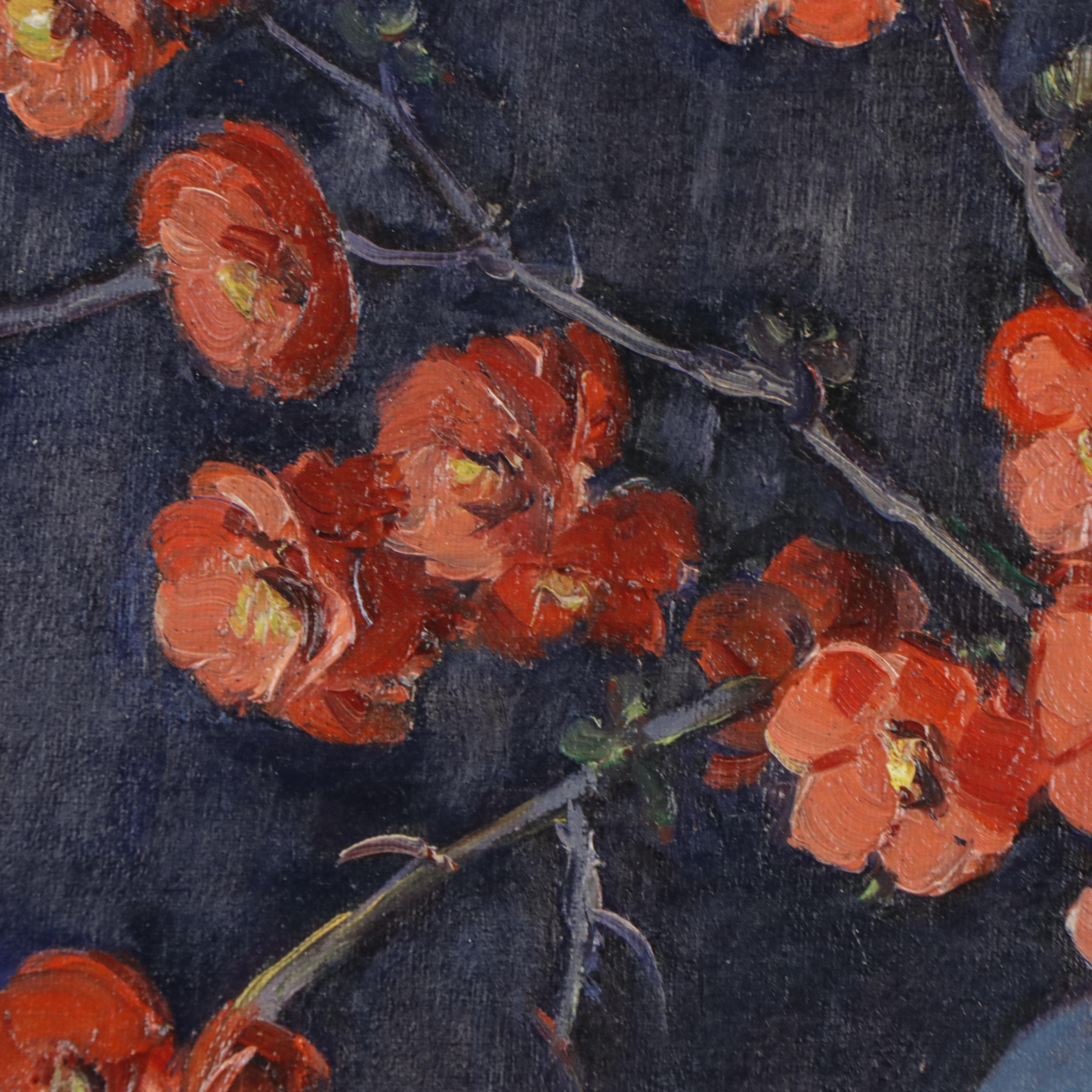 Emily Dillard Oil Painting of Floral Still Life | EBTH