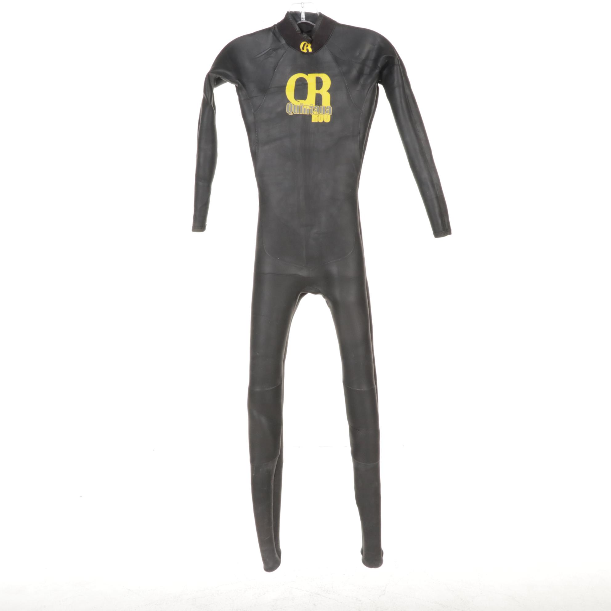 Quintana Roo and O'Neill Full-Length Wetsuits with Casad Wetsuit Shorts ...