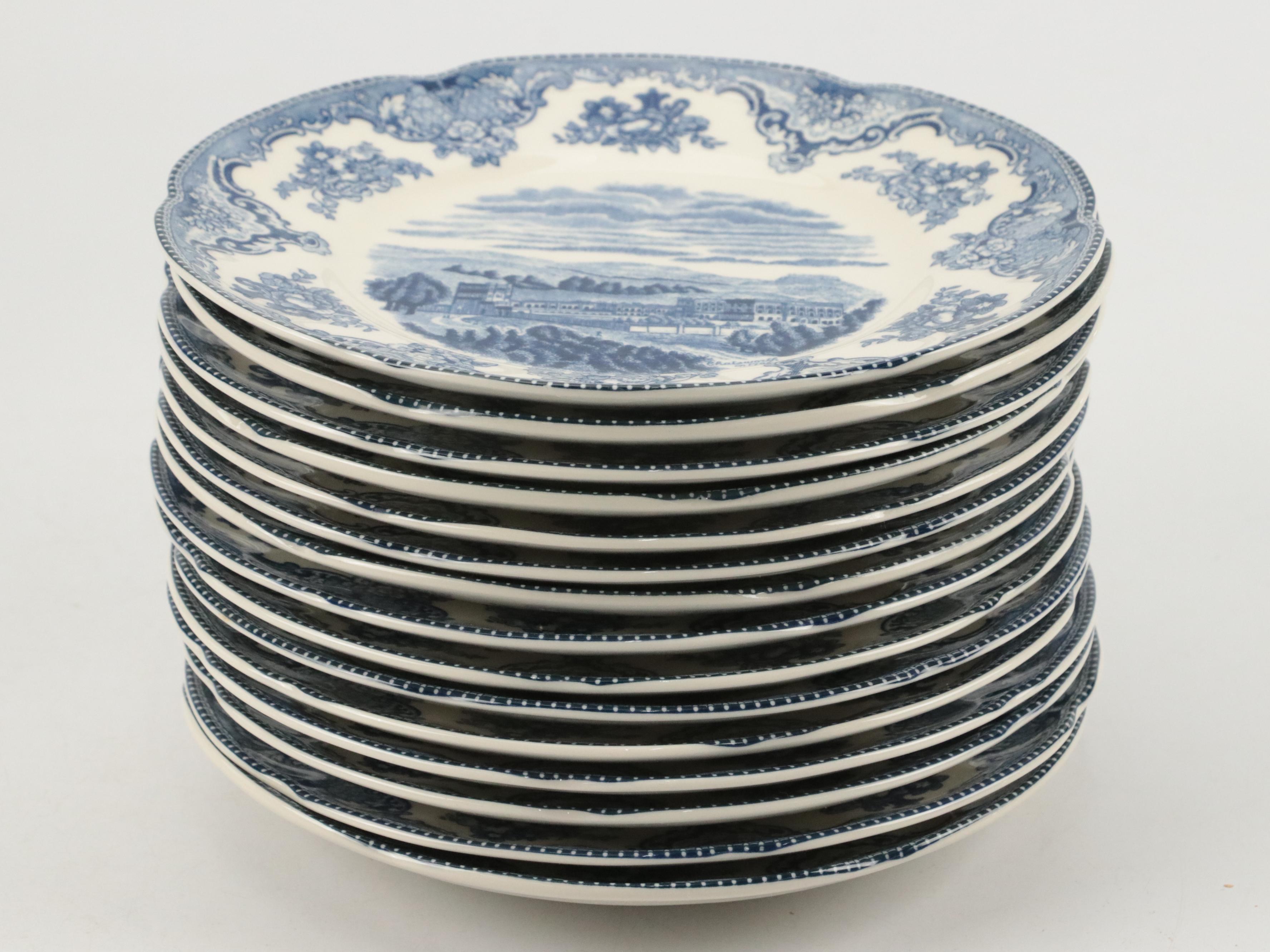 Johnson Brothers "Old Britain Castles" Dinnerware Plates | EBTH