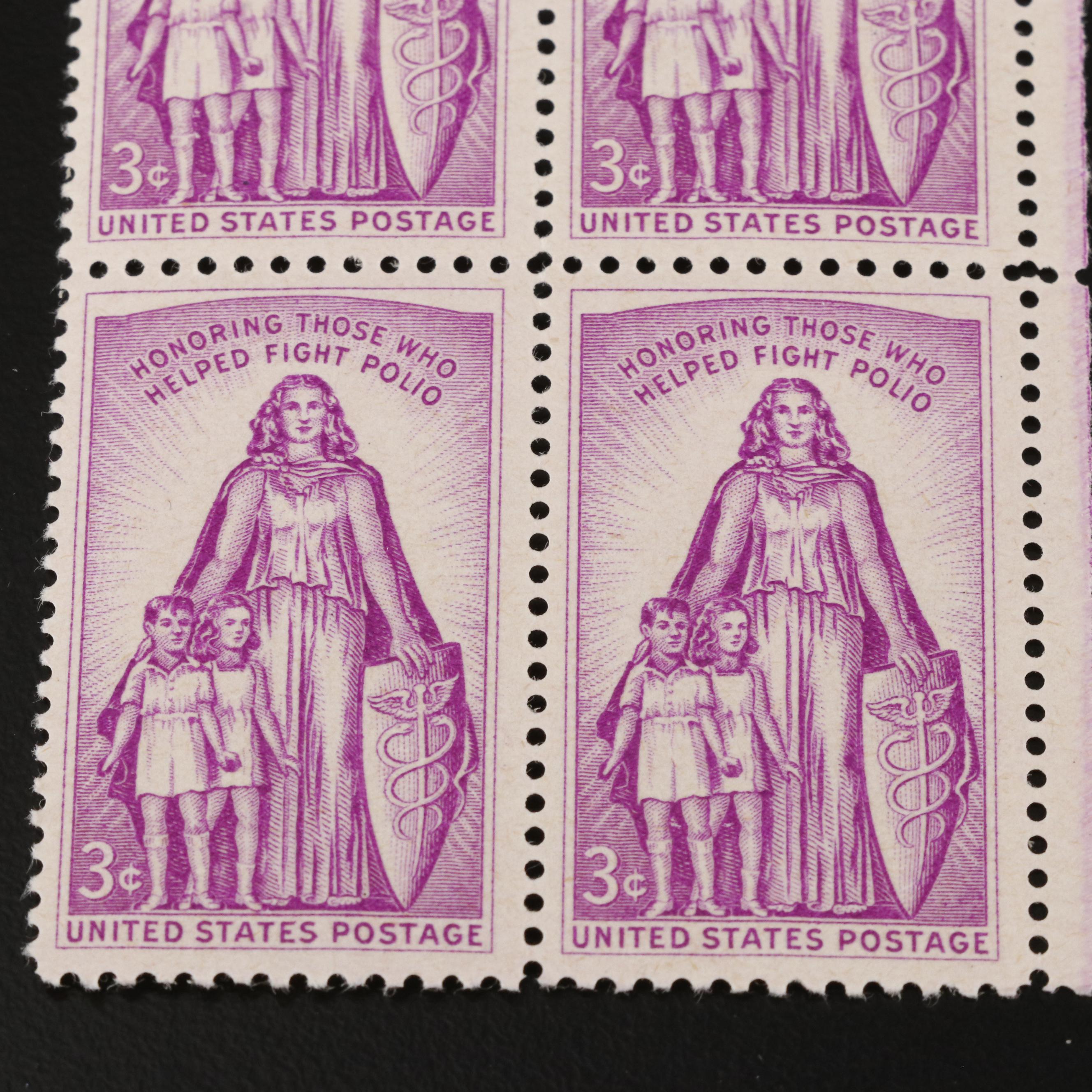 1,225 U.S. Postage Stamp Plate Blocks, 1940s-1950s | EBTH