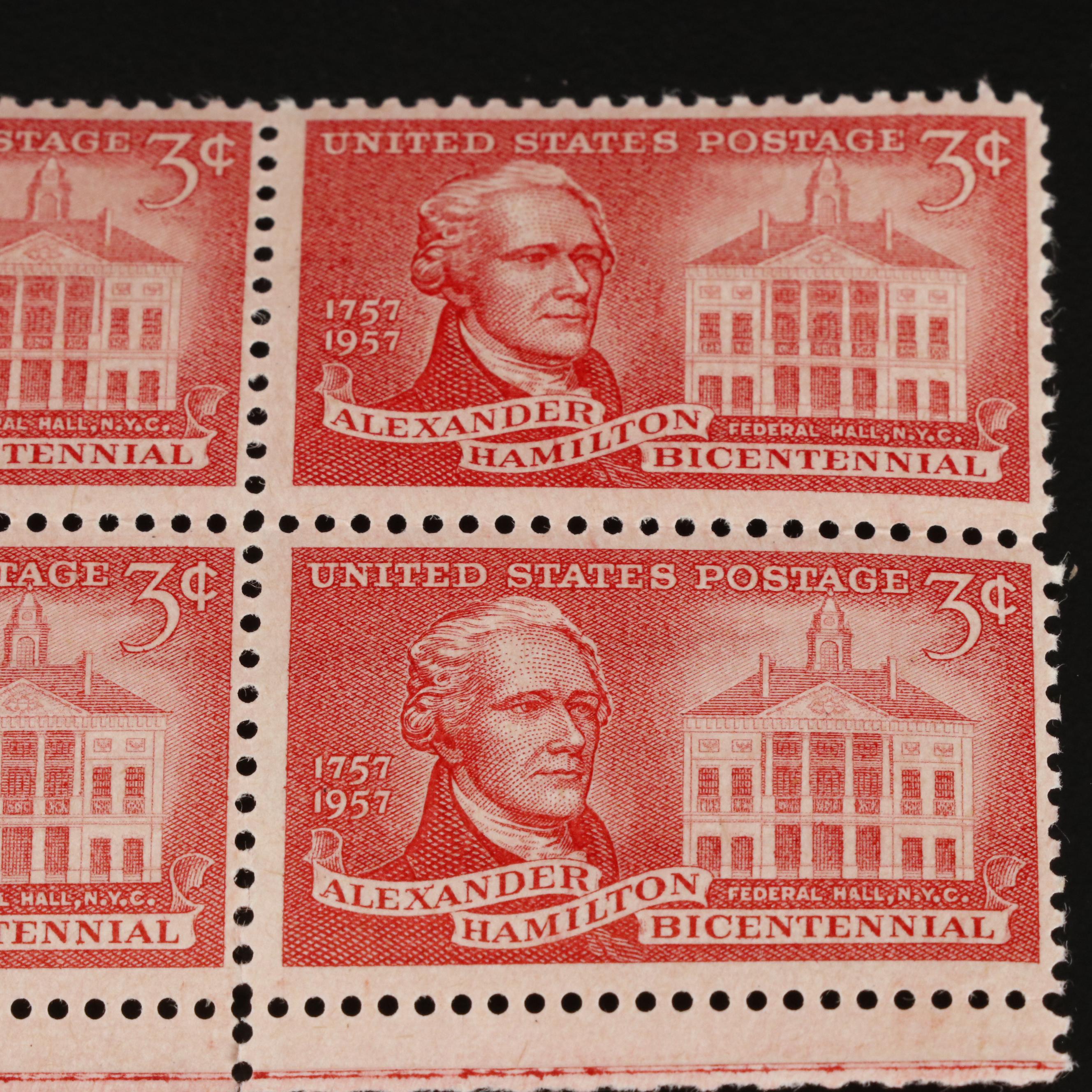 1,000 U.S. Postage Stamp Plate Blocks, 1940s-1960s | EBTH