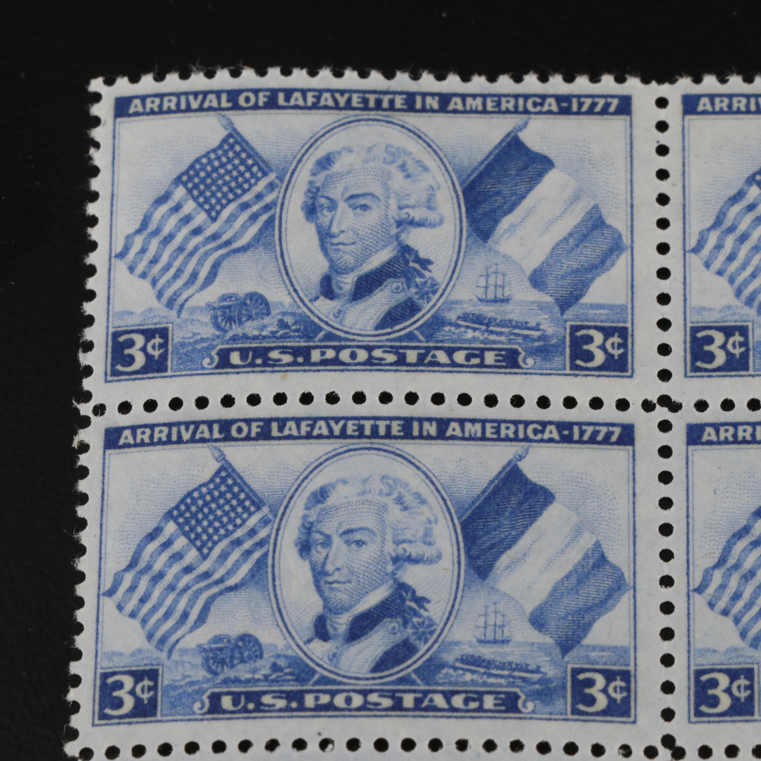 1,000 U.S. Postage Stamp Plate Blocks, 1940s-1950s | EBTH