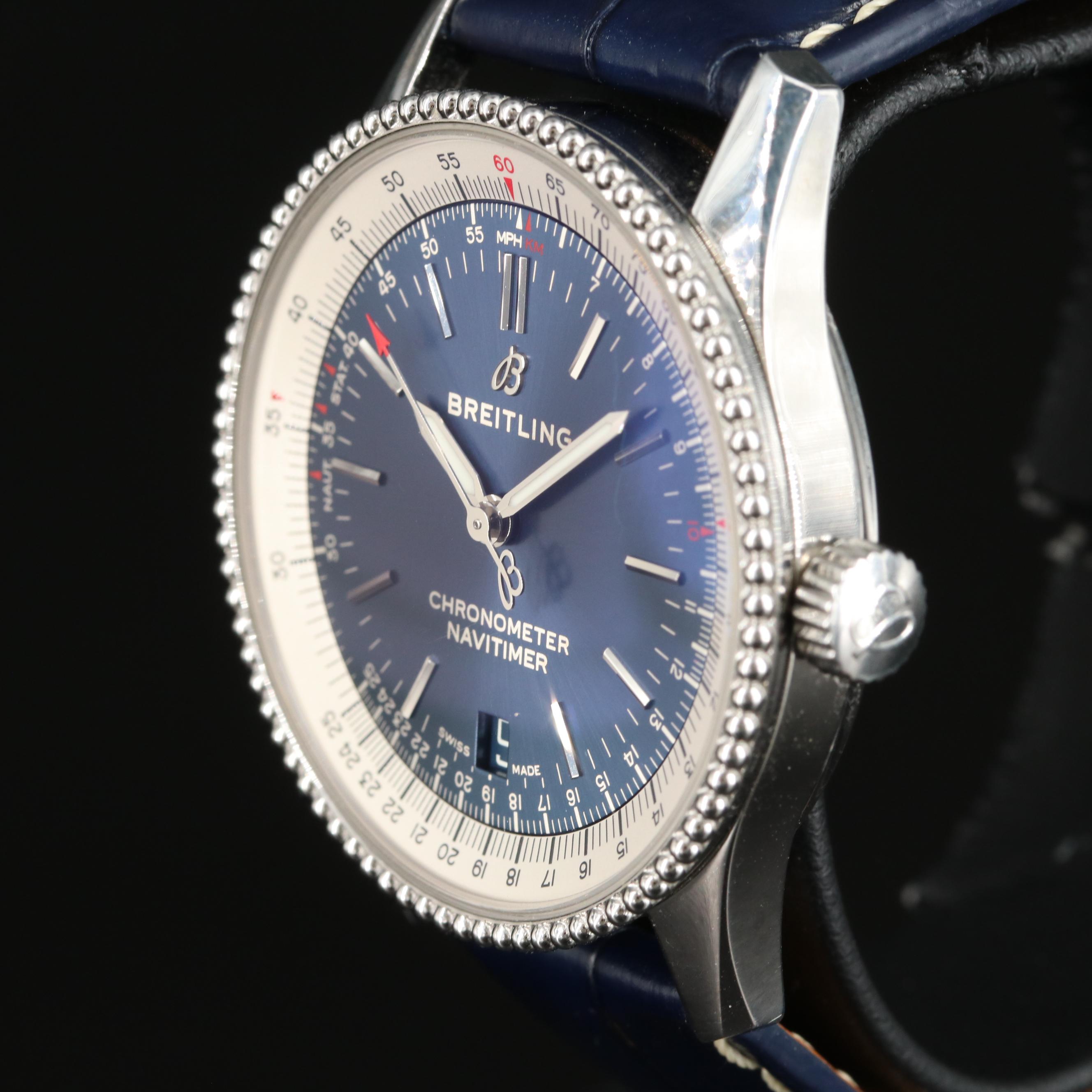 Breitling Navitimer Chronometer with Date Wristwatch | EBTH