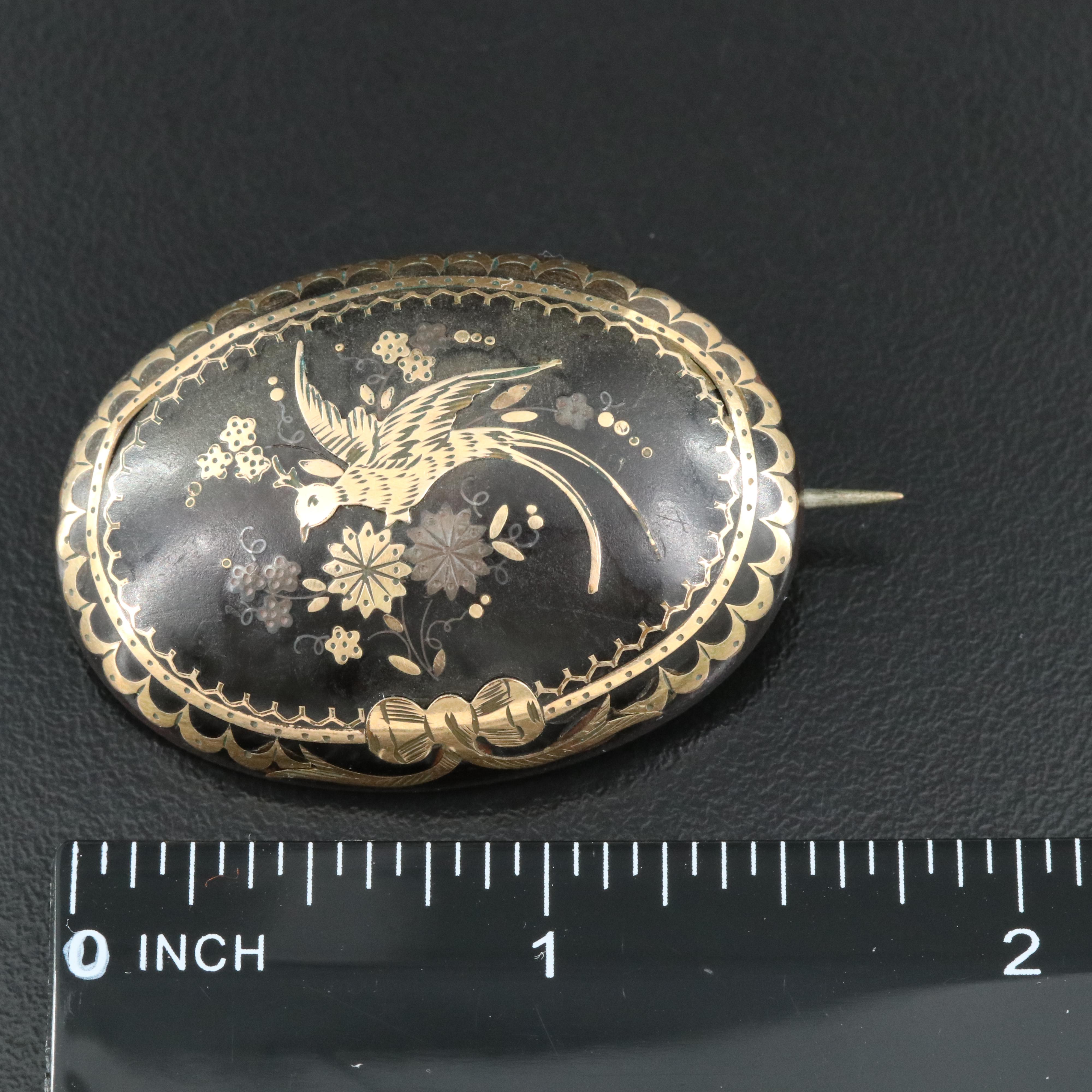 Vintage Tortoise Shell Brooch | EBTH