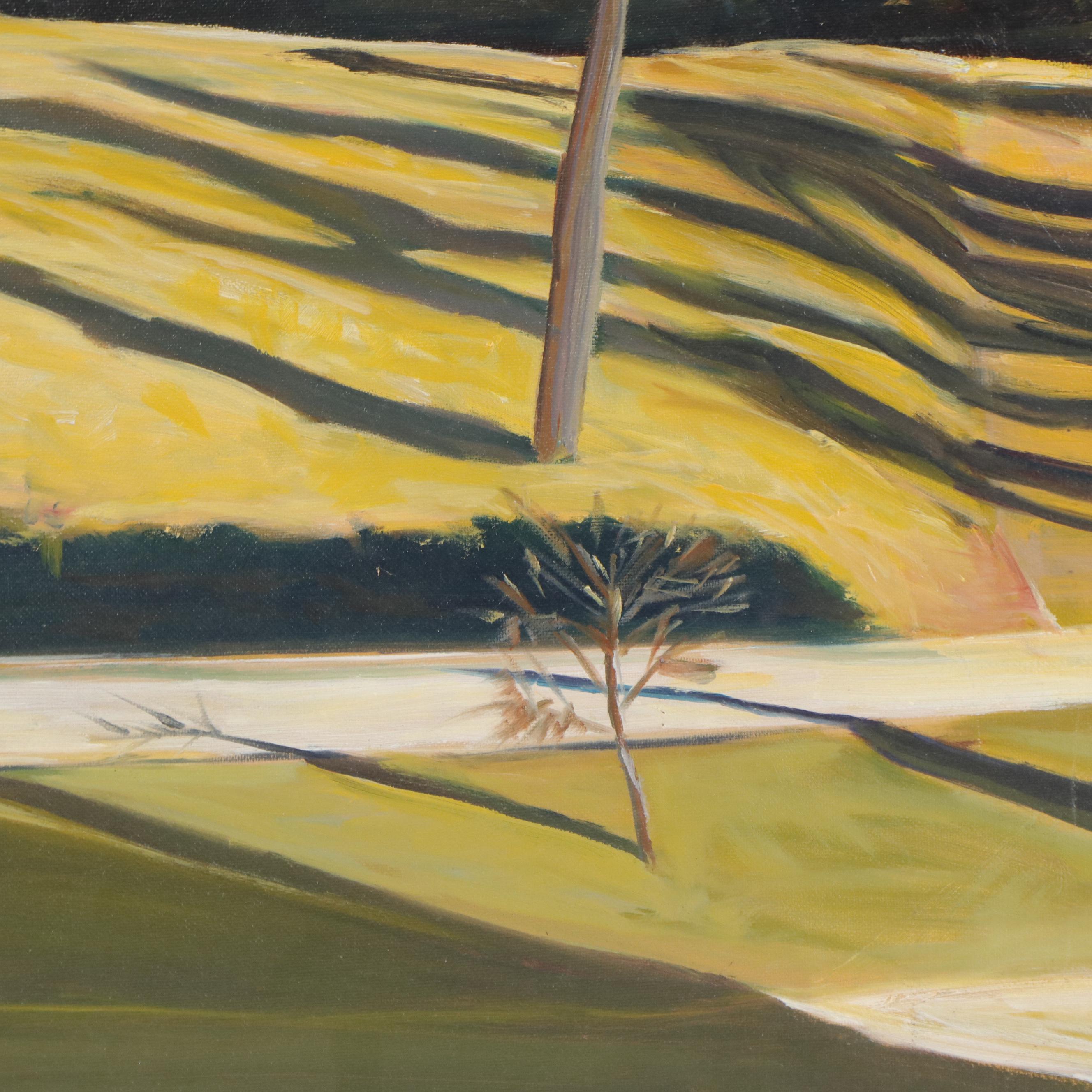 S.M. Sokol Landscape Oil Painting, Late 20th Century | EBTH