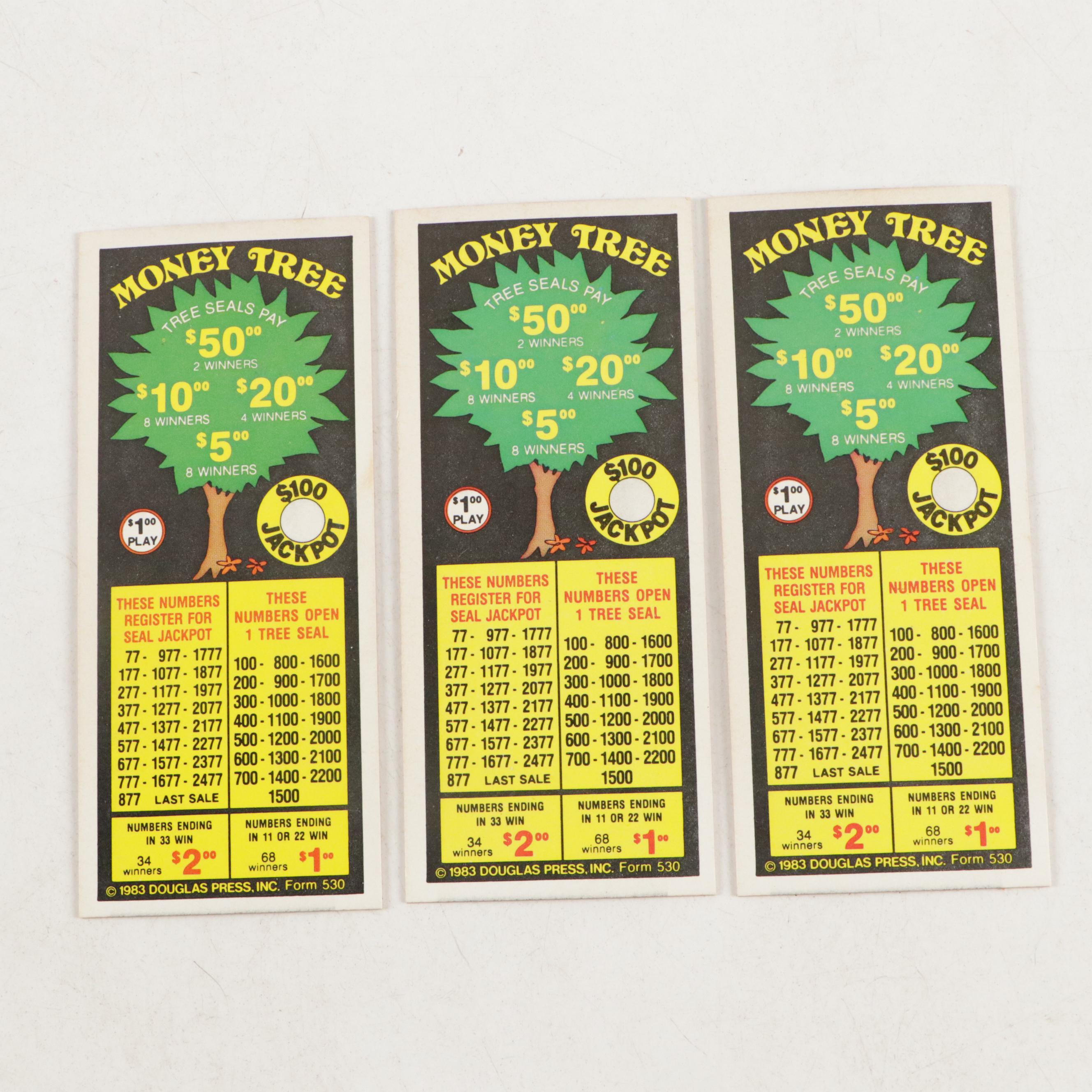 Douglas Press "Money Tree" Pull Tab Lottery Tickets | EBTH